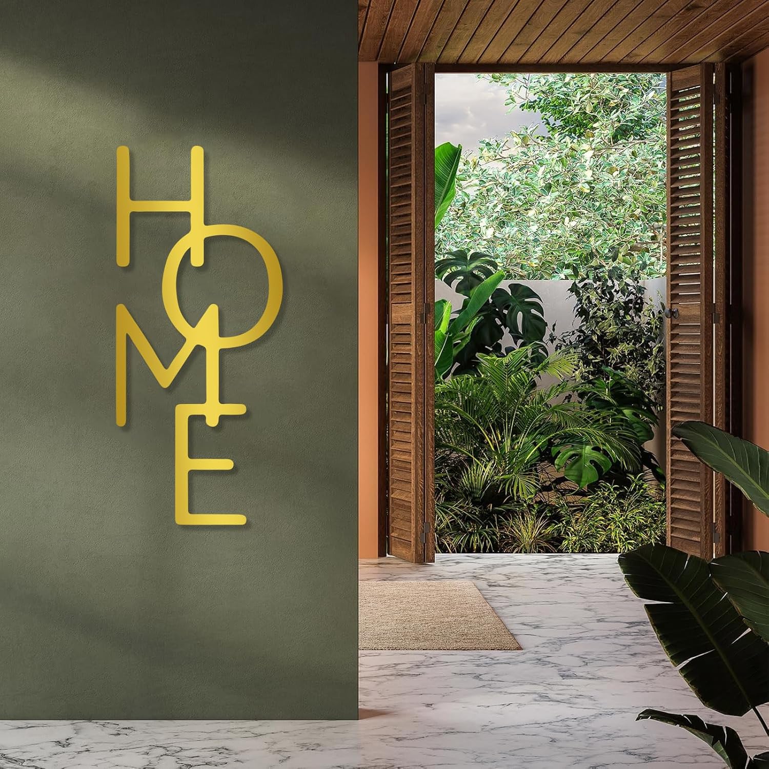 Amazon.com: OZF Home Sign Wall Decor, Metal Letters Home Decor, Metal ...