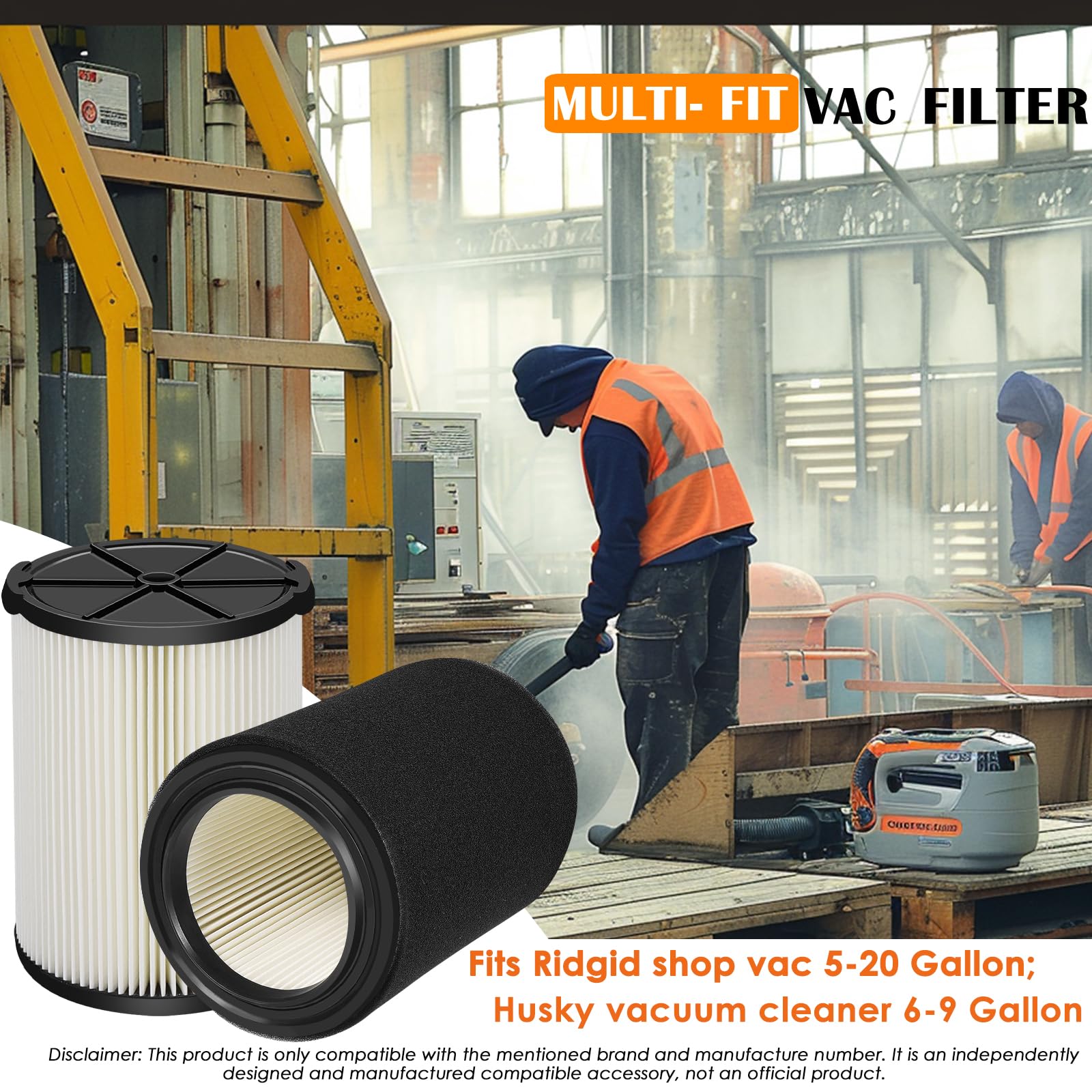 Snapklik.com : LVJUSEN VF4000 Replacement Filter For Rigid Shop Vacuums ...