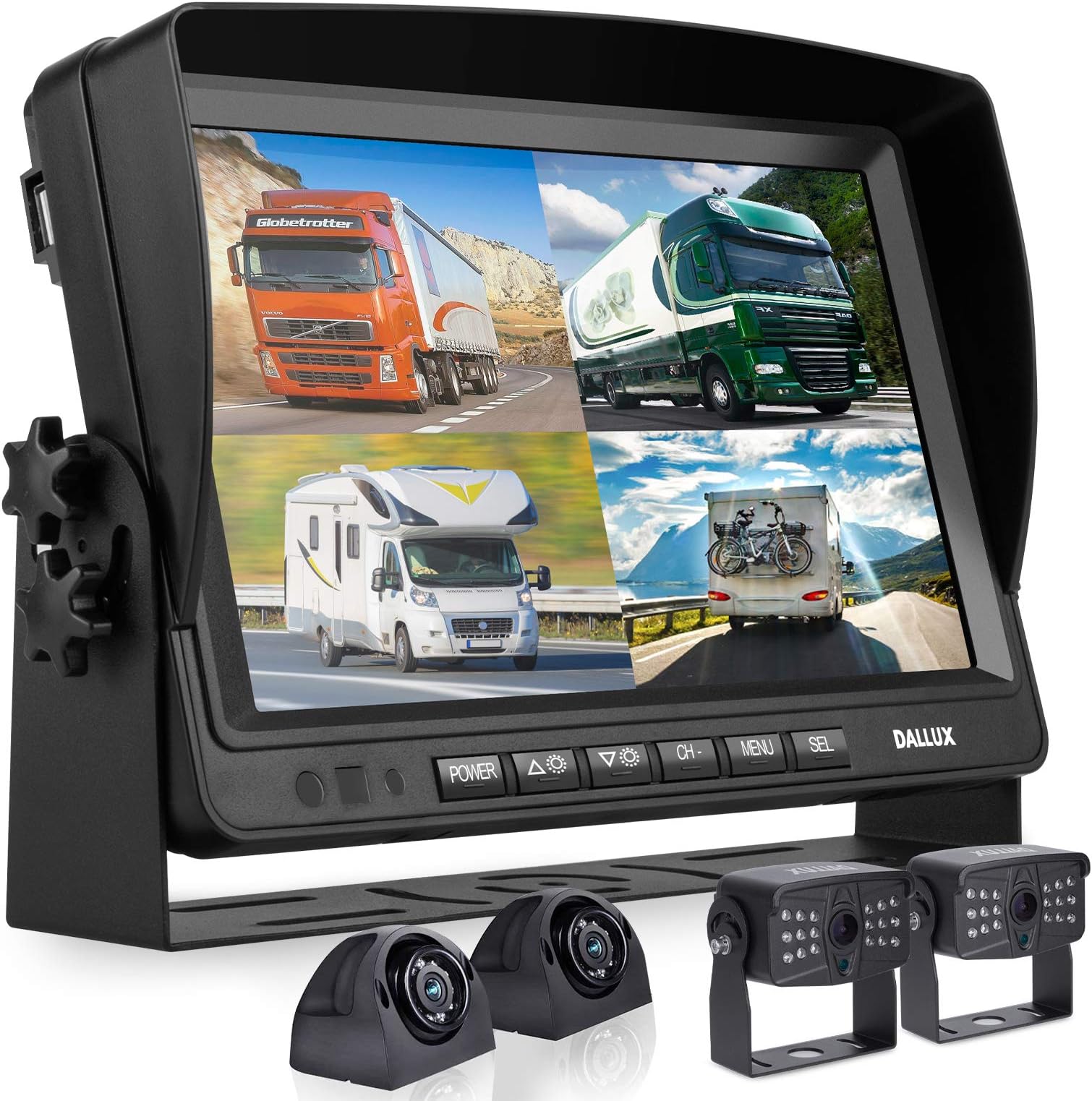 Amazon.com: Heavy Duty Vehicle Backup Camera System with 9" Monitor ...