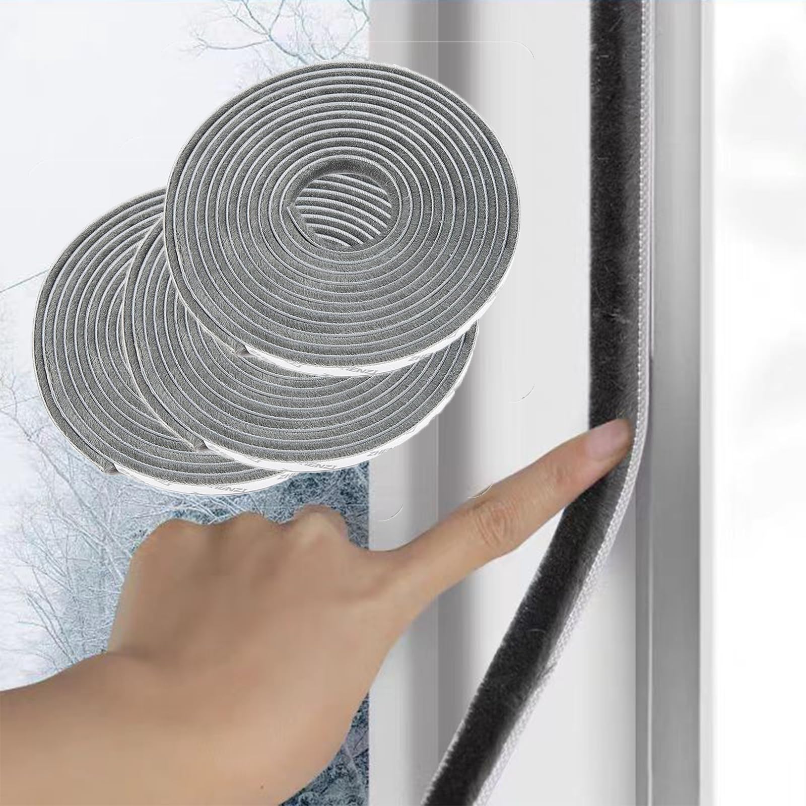 KKSMETIS Burletes para Ventanas,3 Piezas Tira de Sellado para Puerta ...