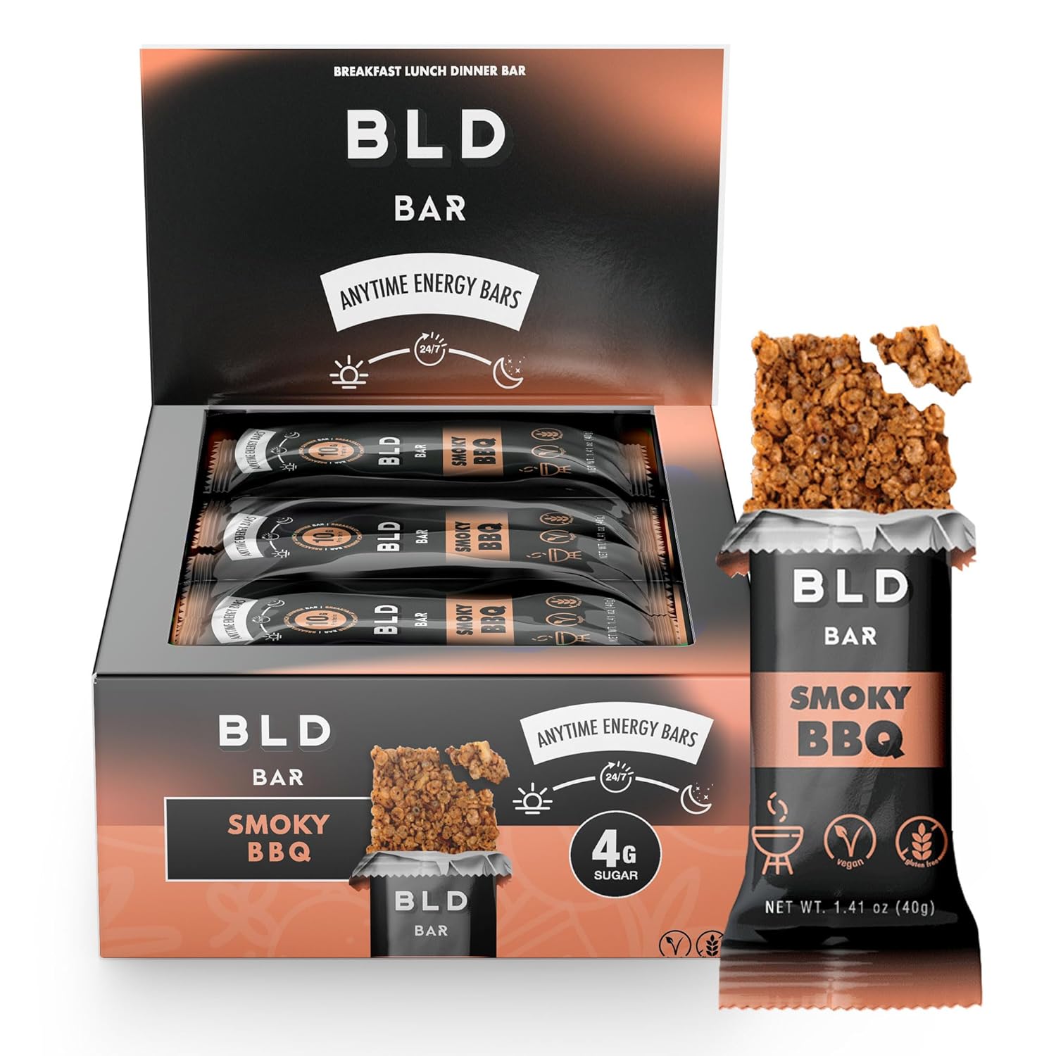 Amazon.com : BLD BAR - Savory Energy Bars - Meal Replacement - High ...
