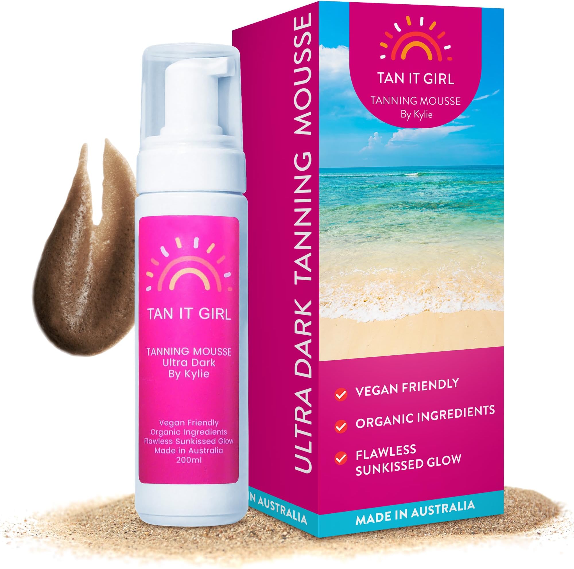 Amazon.com: b.tan Dark Self Tanner Kit | Disco Candy Tan Bundle - 1hr ...