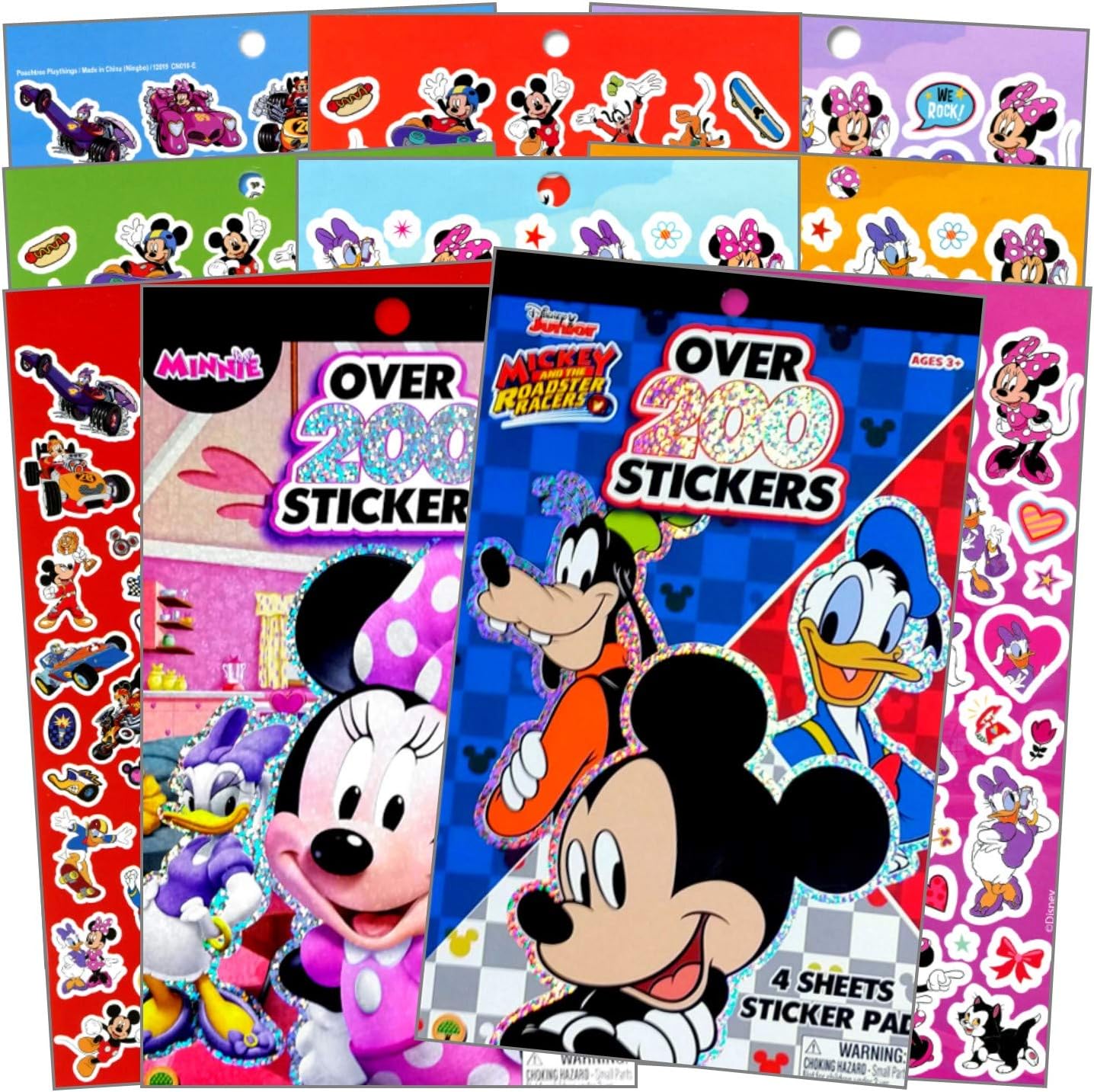 Amazon.com: Mickey Mouse Sticker Activity Book Set - Bundle with Over ...