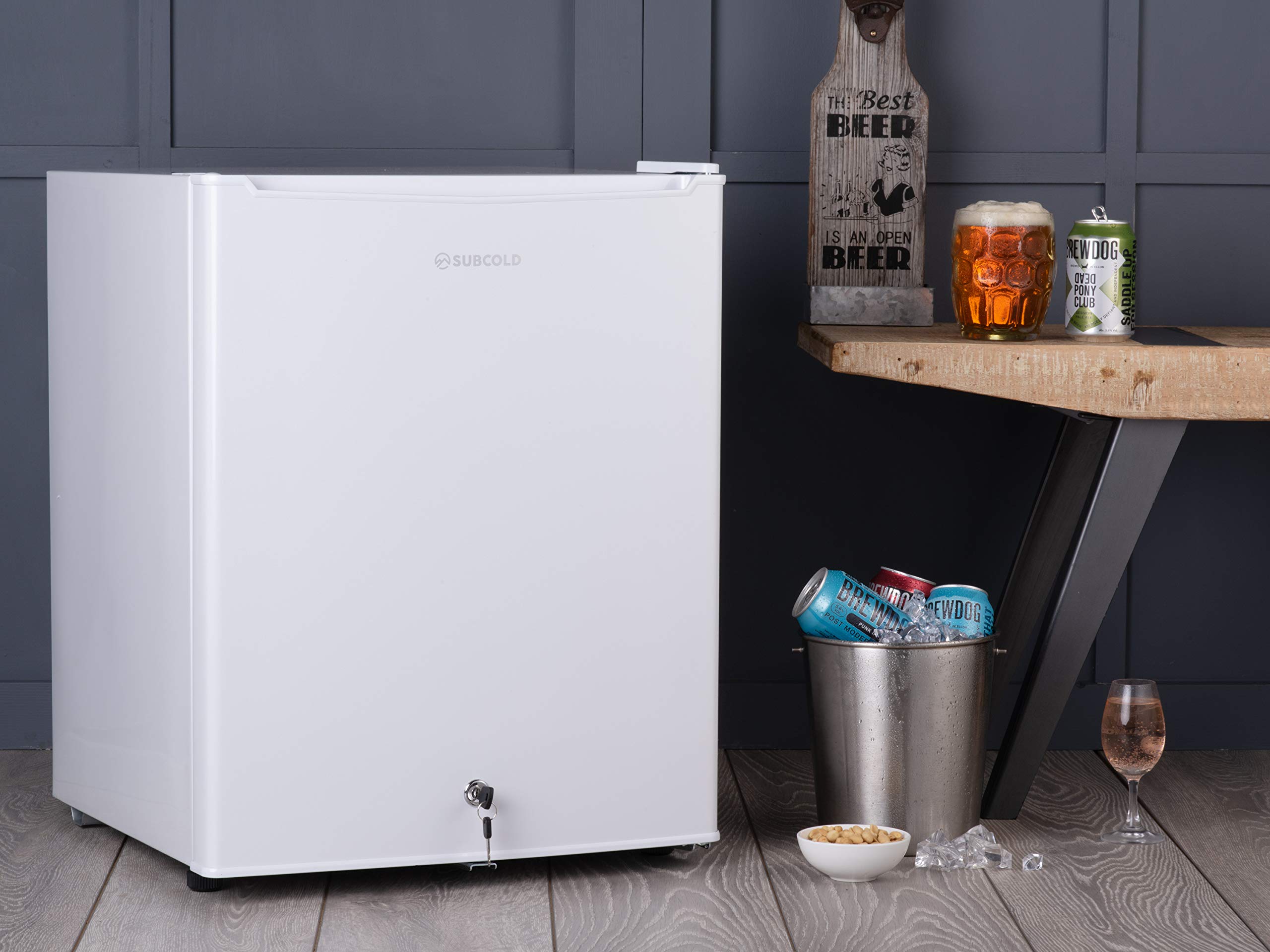 Subcold Eco75 Mini Fridge White | Table-Top Model | Counter-Top Fridge ...