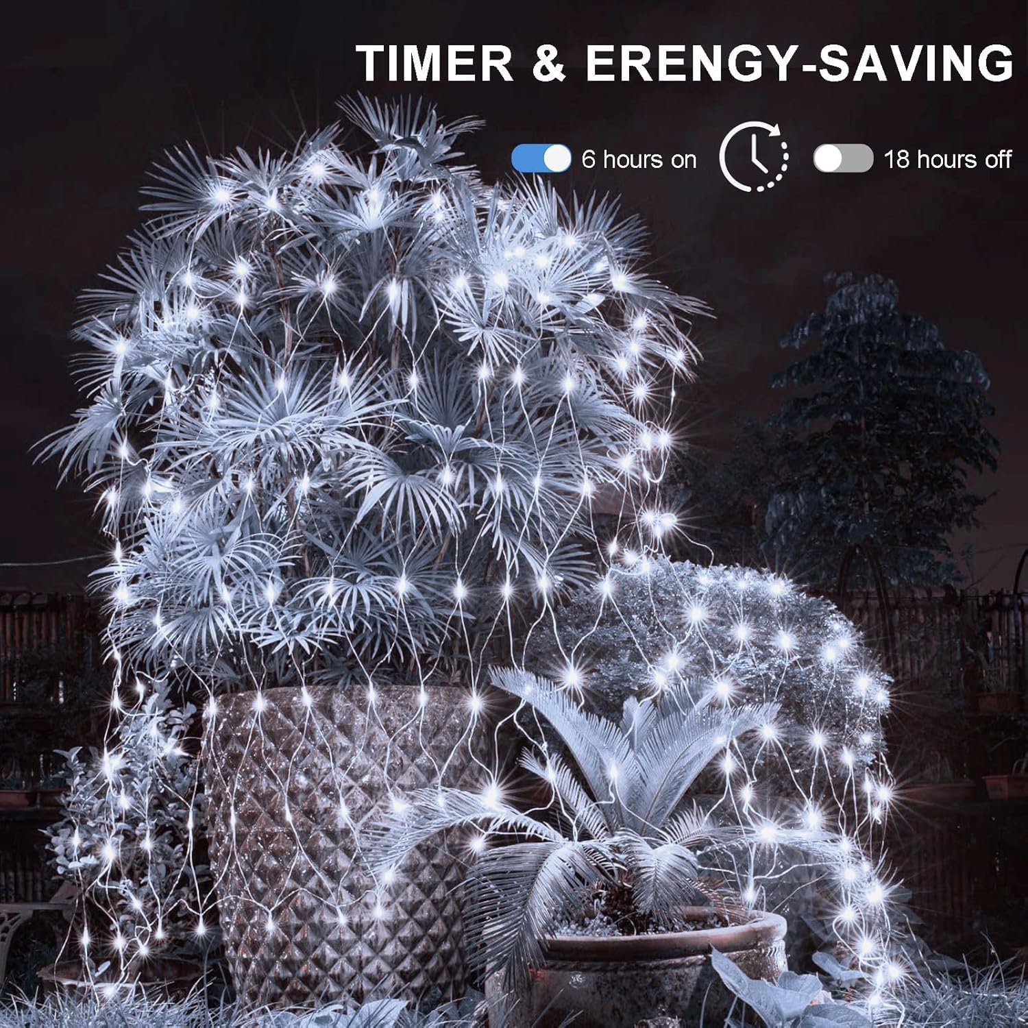 Net Lights Battery Timer Christmas Outdoors Net Lights Sold On Temu