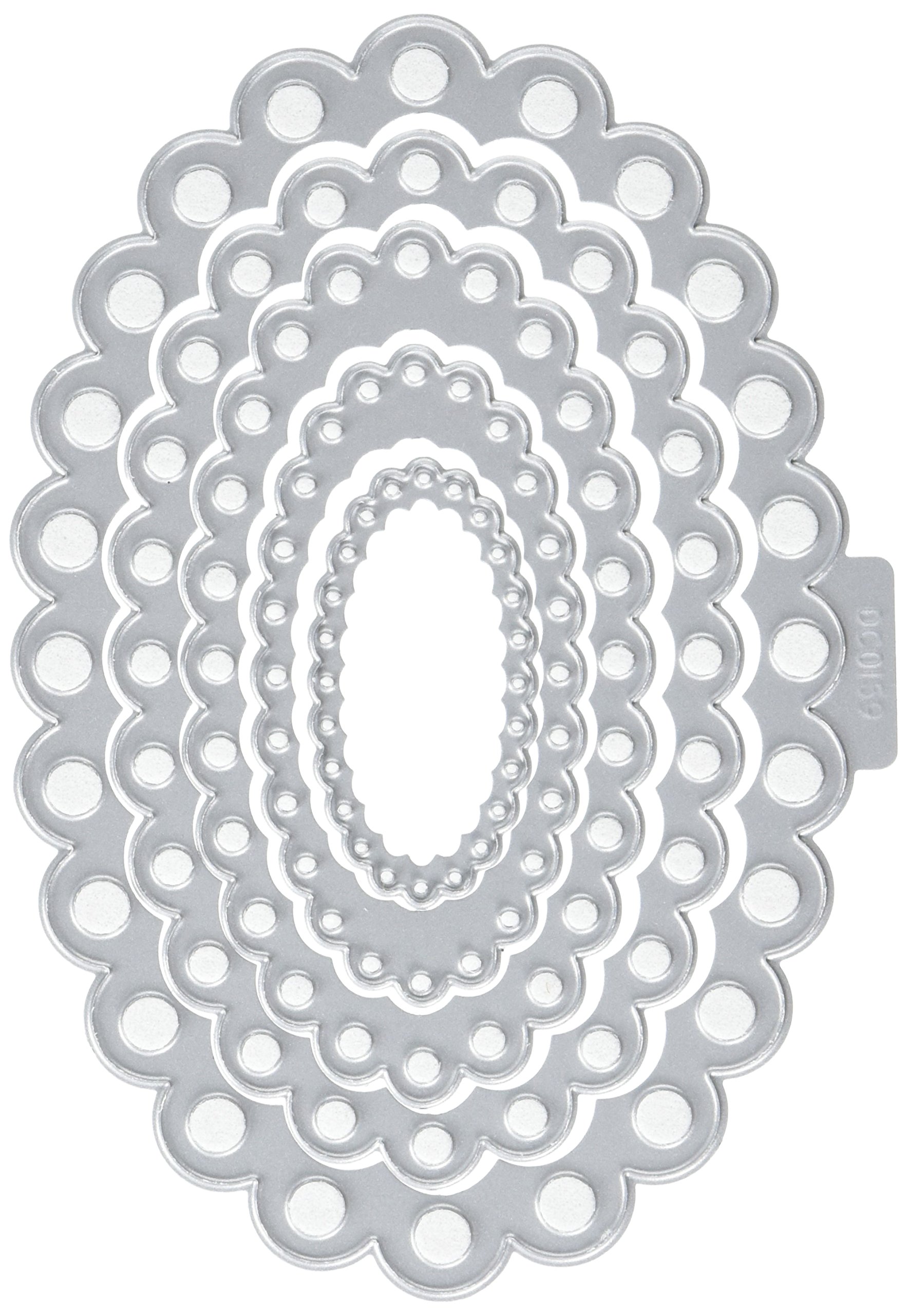 Amazon.com: QuicKutz We R Memory Keepers Nesting Eyelet Ovals Cookie Cutter Die