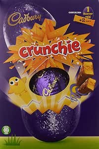Cadbury Crunchie Large Chocolate Easter Egg, 258 g, : Amazon.co.uk: Grocery
