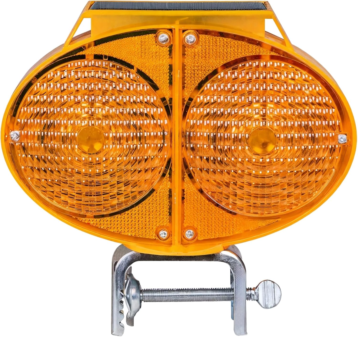 Tressify Traffic Light, Solar-Powered, Dual-Sided, Nighttime Blinking ...