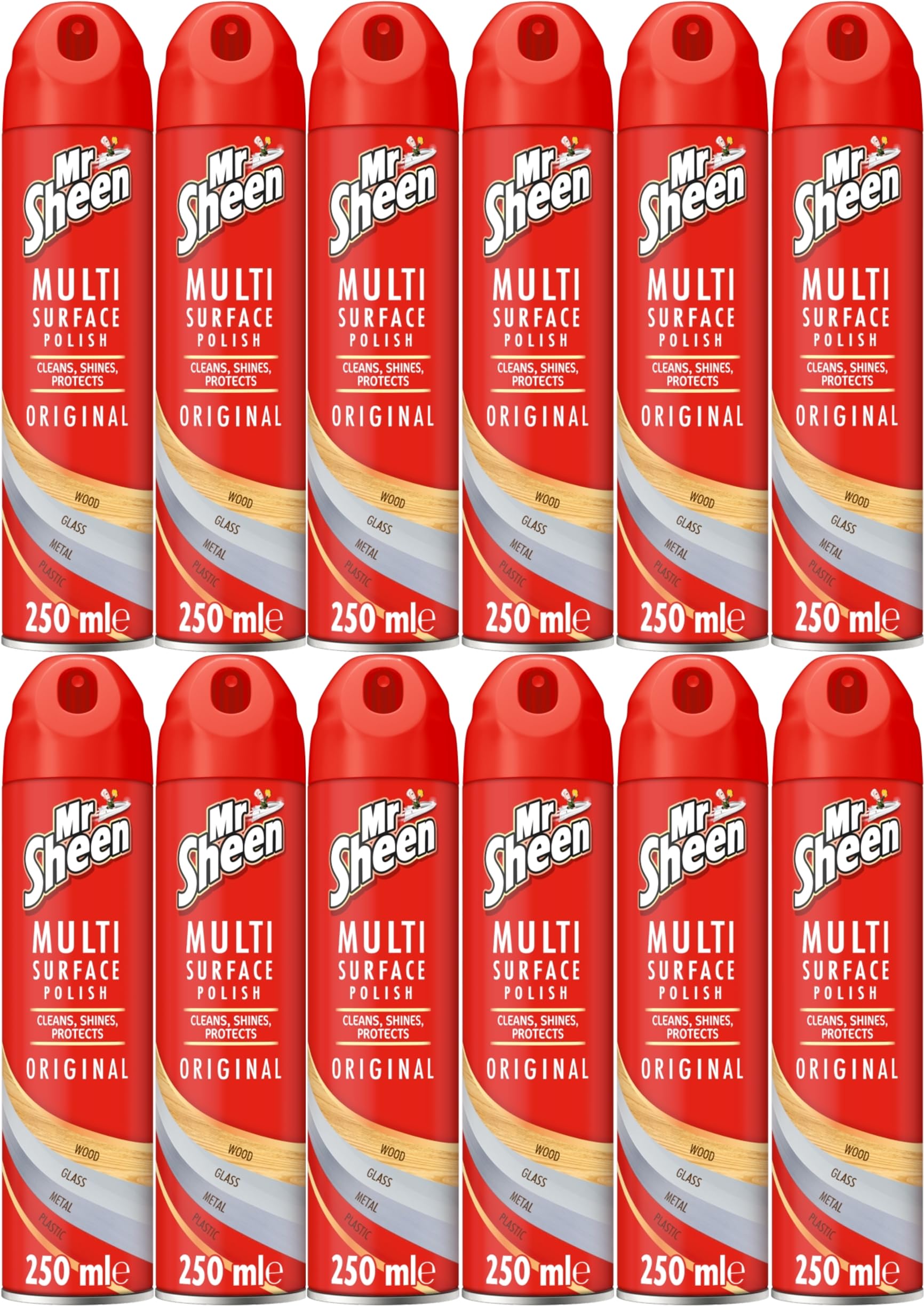 Mr Sheen Multi Surface Polish Spray, For Use on Wood, Plastic, Glass ...