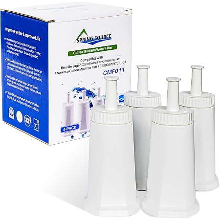 4Pcs Water Filter for Sage Coffee Machine 990/980/500/878/875/880/920 ...