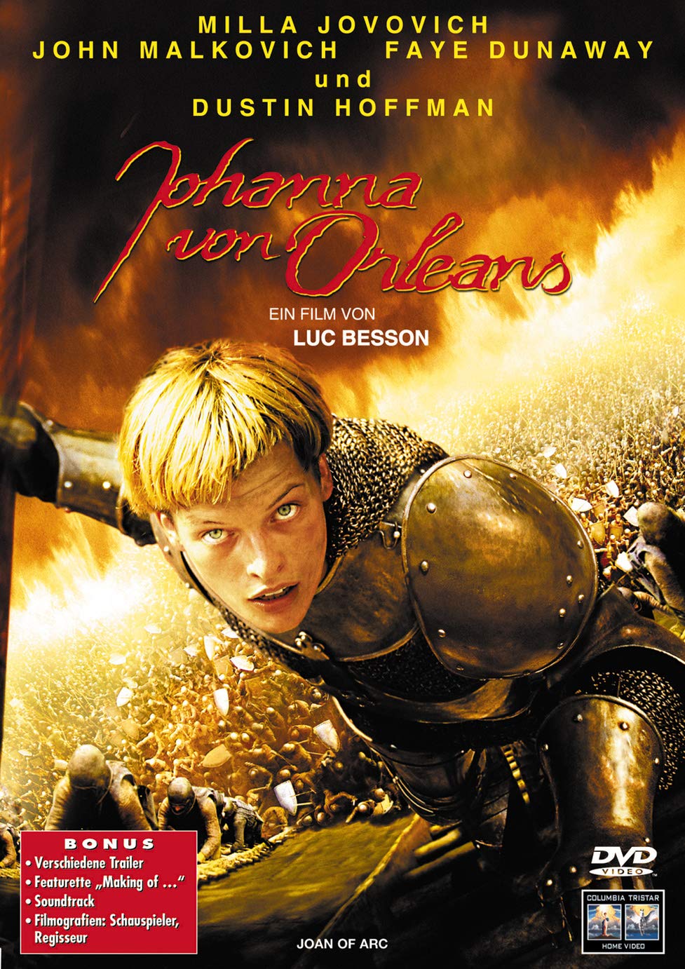 Johanna von Orleans: Amazon.de: Milla Jovovich, John Malkovich, Faye ...