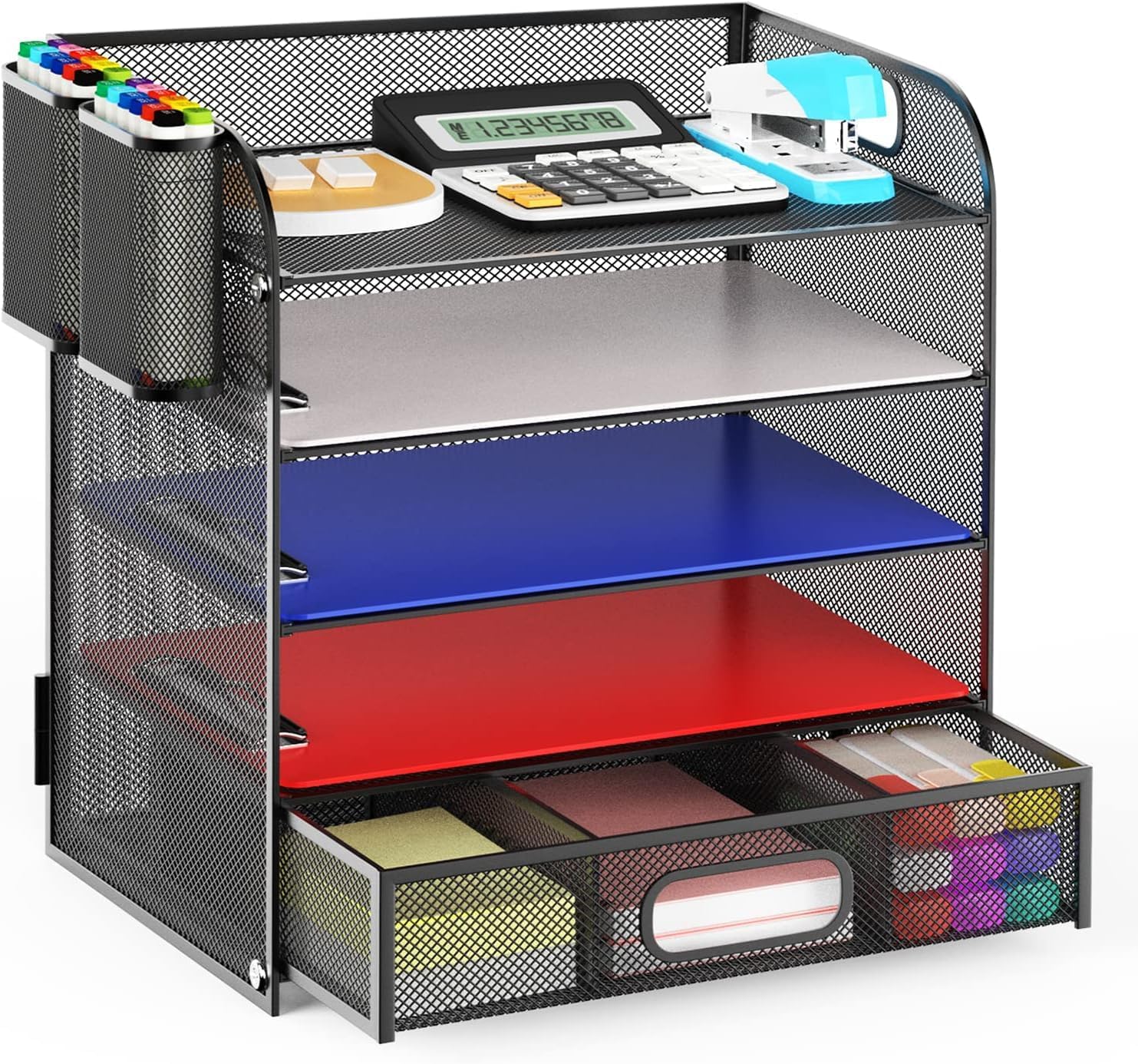 SPOWAY Bandejas de Documentos de Malla, Organizador de Archivos de 5 ...