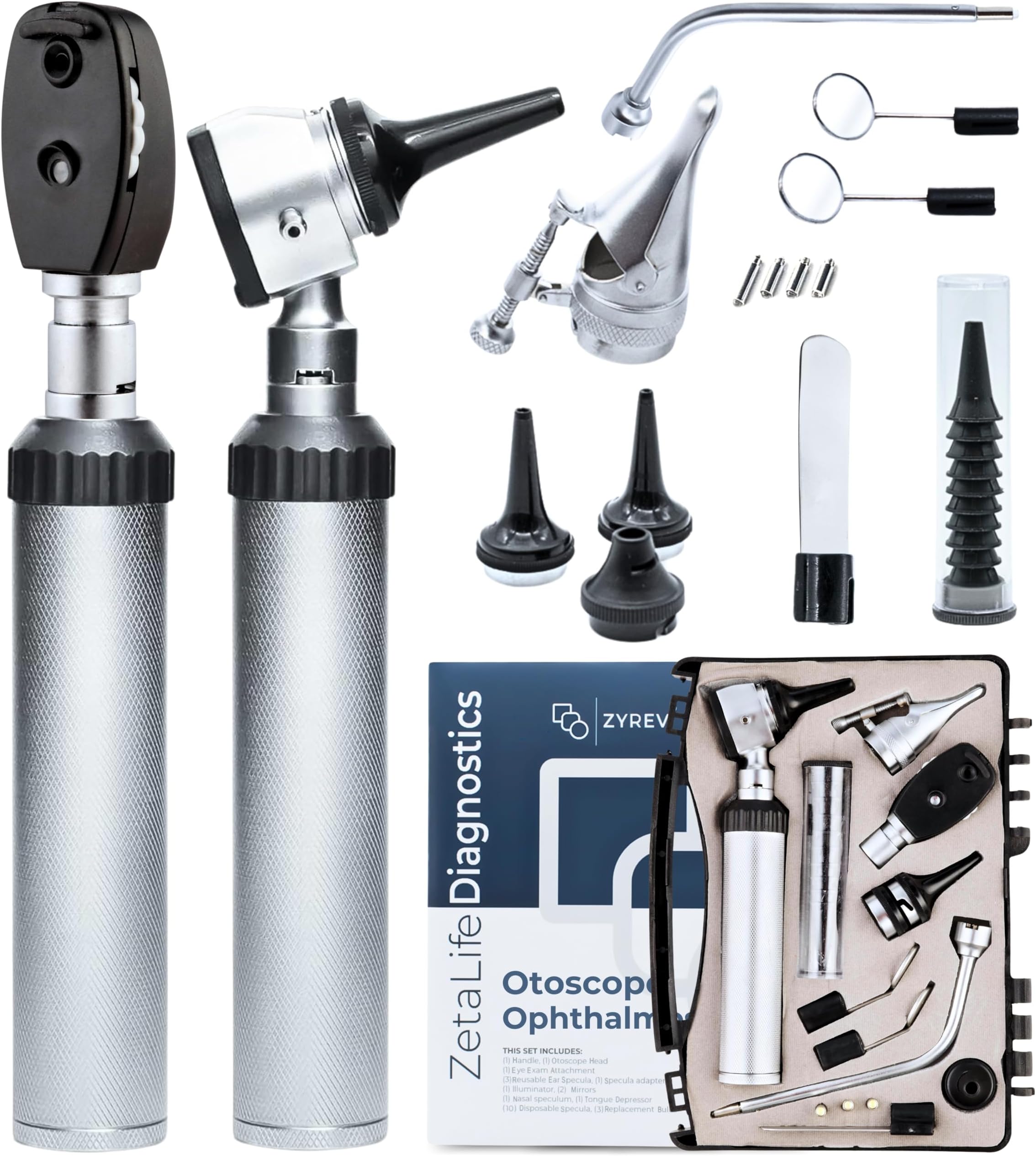 Amazon.com: Ear Otoscope Kit - 4X Magnifying Ear Scope with Lights ...