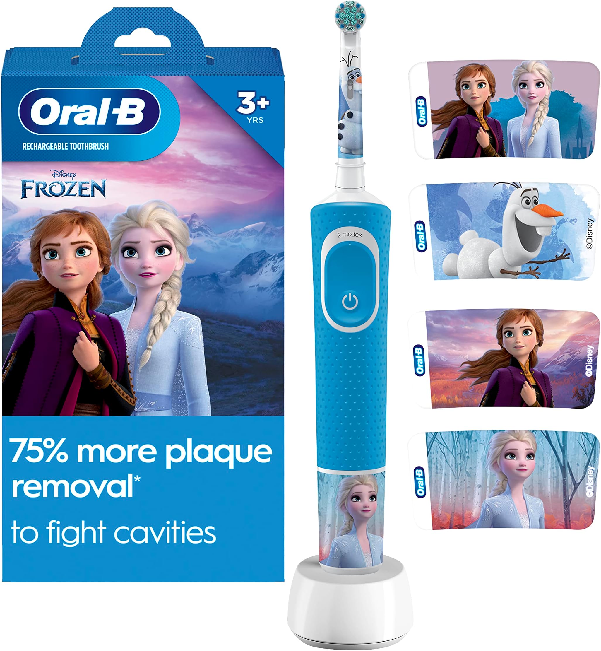 Amazon.com: Oral-B Kids Electric Toothbrush Featuring Disney's Frozen ...