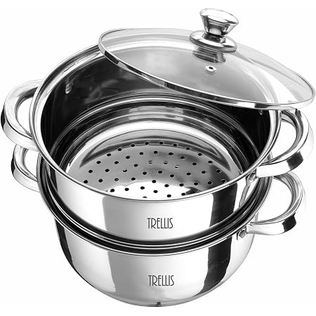 Meyer Stainless Steel 3 Level Multi Steamer | Vegetable Steamer for ...