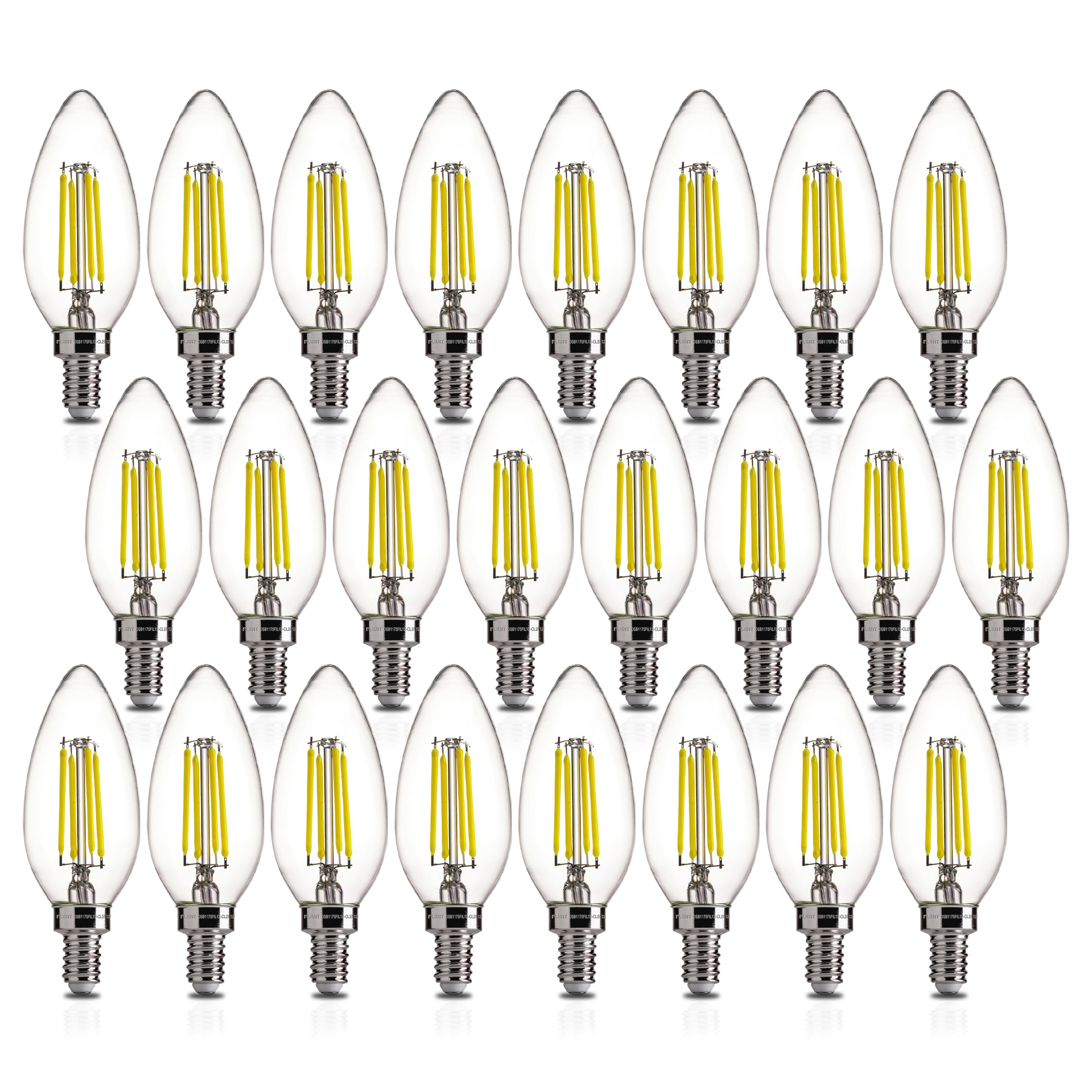 Snapklik.com : 60W Equivalent LED Candelabra Bulbs, Dimmable LED ...
