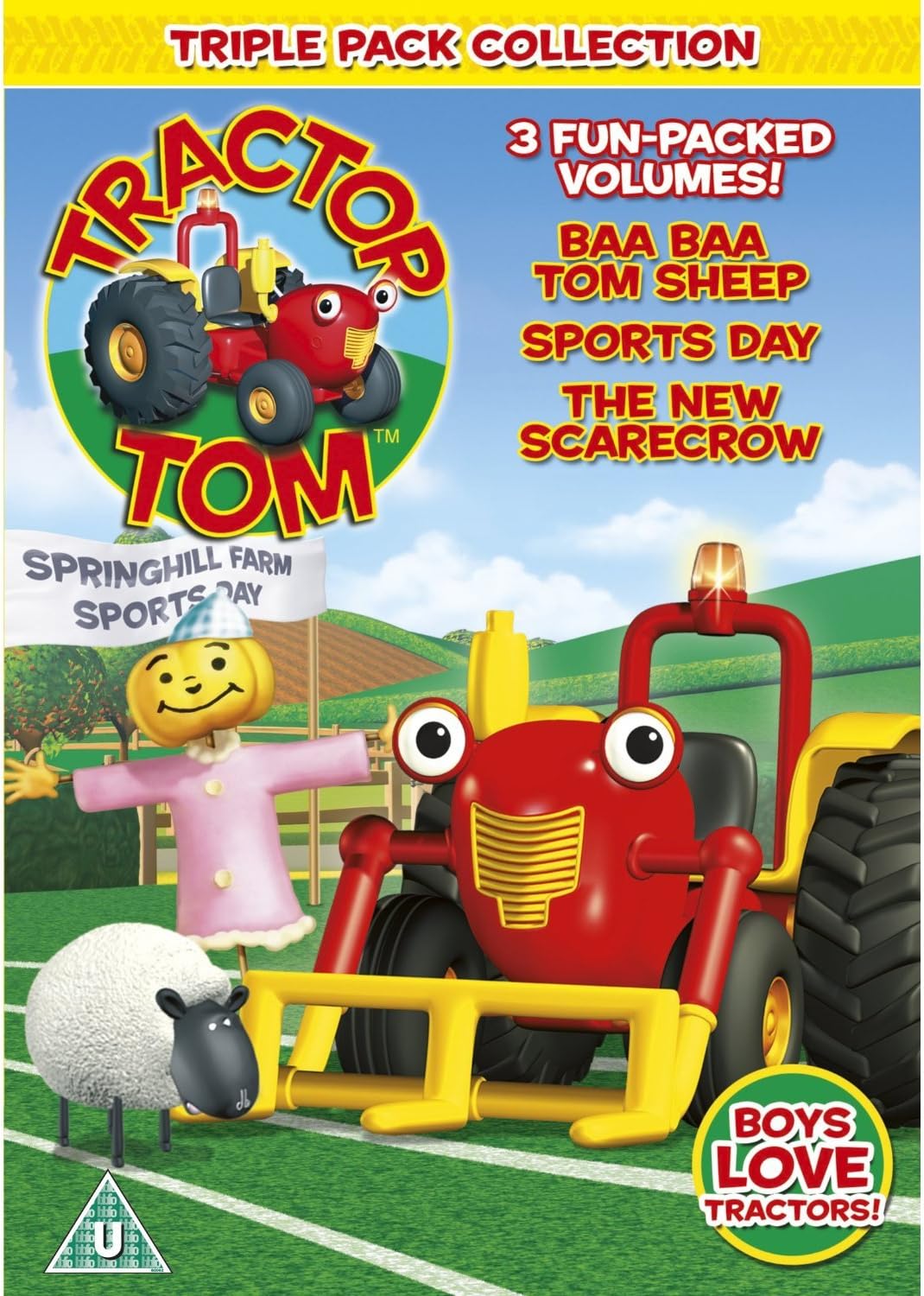 Tractor Tom: Baa Baa Tom Sheep/Sports Day/The New Scarecrow [DVD ...