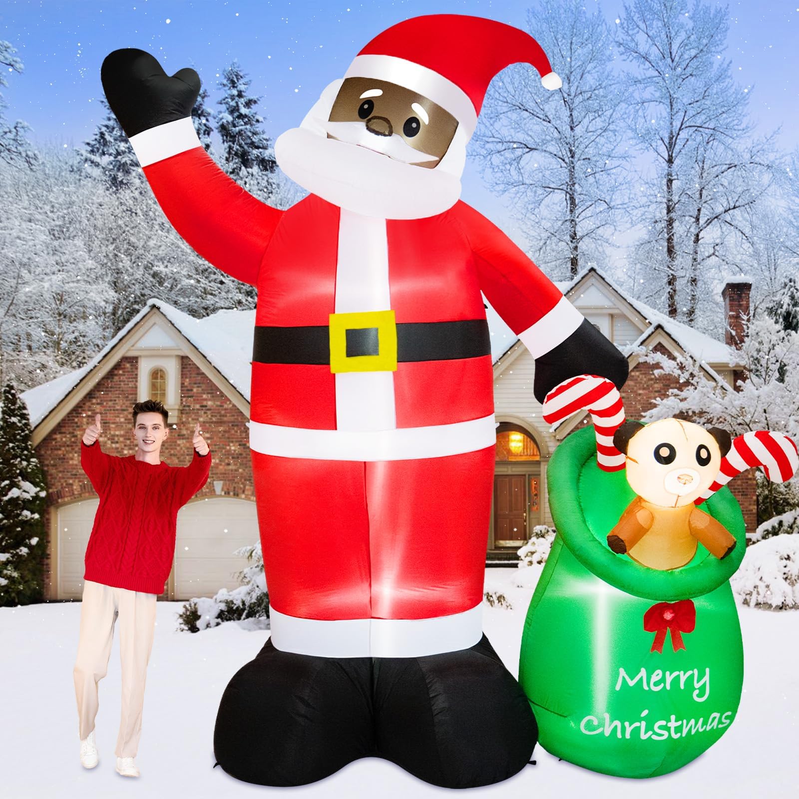 Amazon.com: 11 FT Christmas Inflatable Archway Decorations, Christmas ...