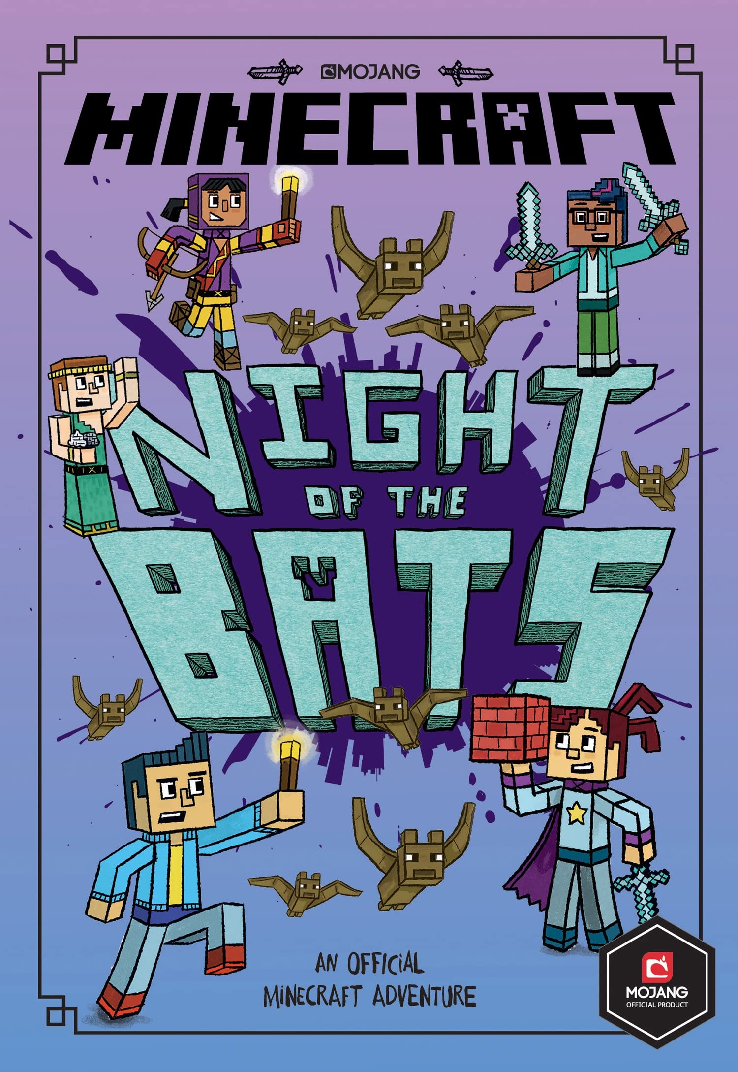 Minecraft: Night of the Bats: Fiction Book 2 (Woodsword Chronicles ...