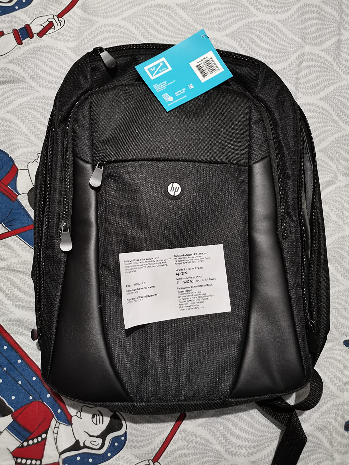 HP Essential Carrying Case Backpack for 15.6" Notebook Shoulder Strap ...