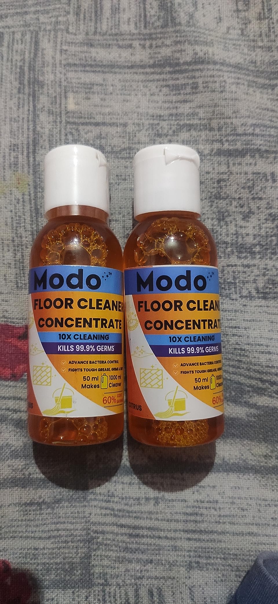 Modo Floor Cleaner Concentrate 50 ml makes 1 Litre| Kills 99.9% germs ...