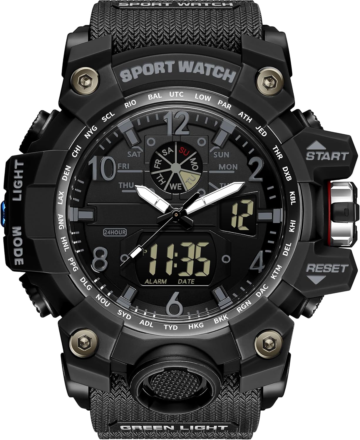 Mens Military Watch Waterproof Watches Digital Tactical Watch Outdoor ...