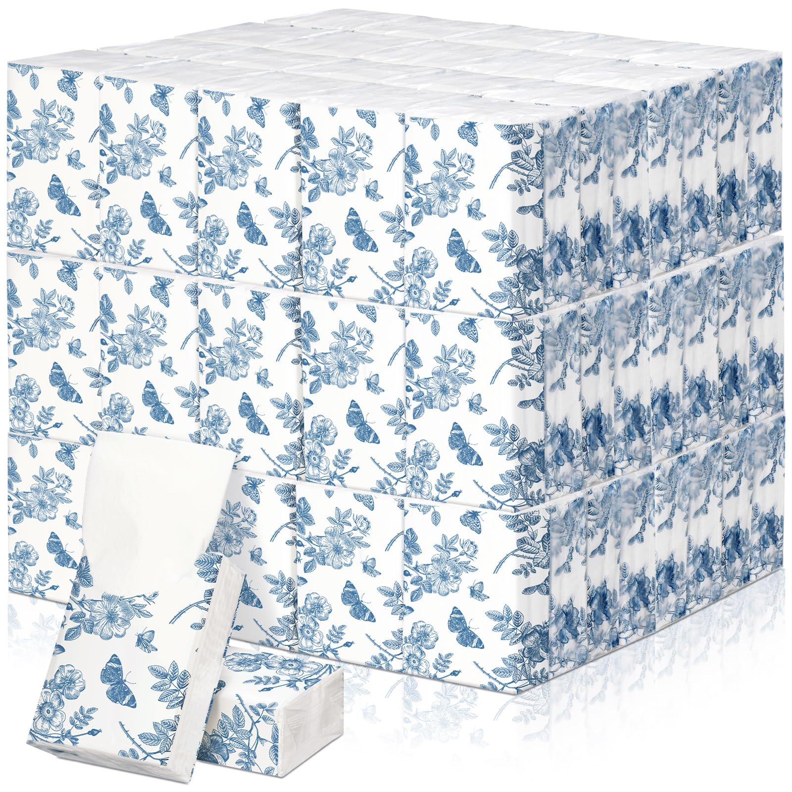 Snapklik.com : Therwen 100 Pack Pocket Tissues Travel Packs Bulk 1000 ...