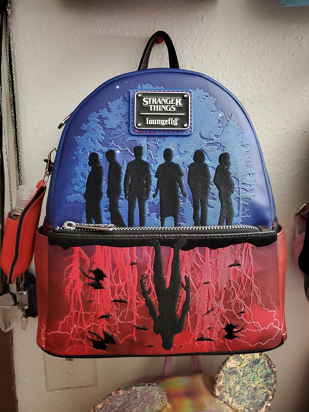 Amazon.com | Loungefly Netflix Stranger Things Upside Down Shadows Mini ...