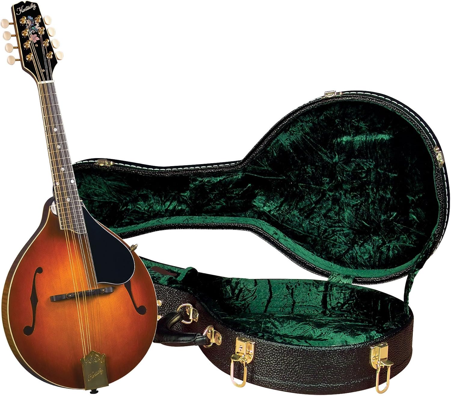 Amazon.com: Kentucky KM-505 Artist A-model Mandolin with Deluxe Case ...