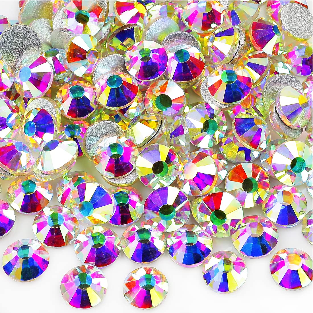 Amazon.com: Genie Crystal ss30 Crystal AB Glass Rhinestones,576 Pcs 6 ...