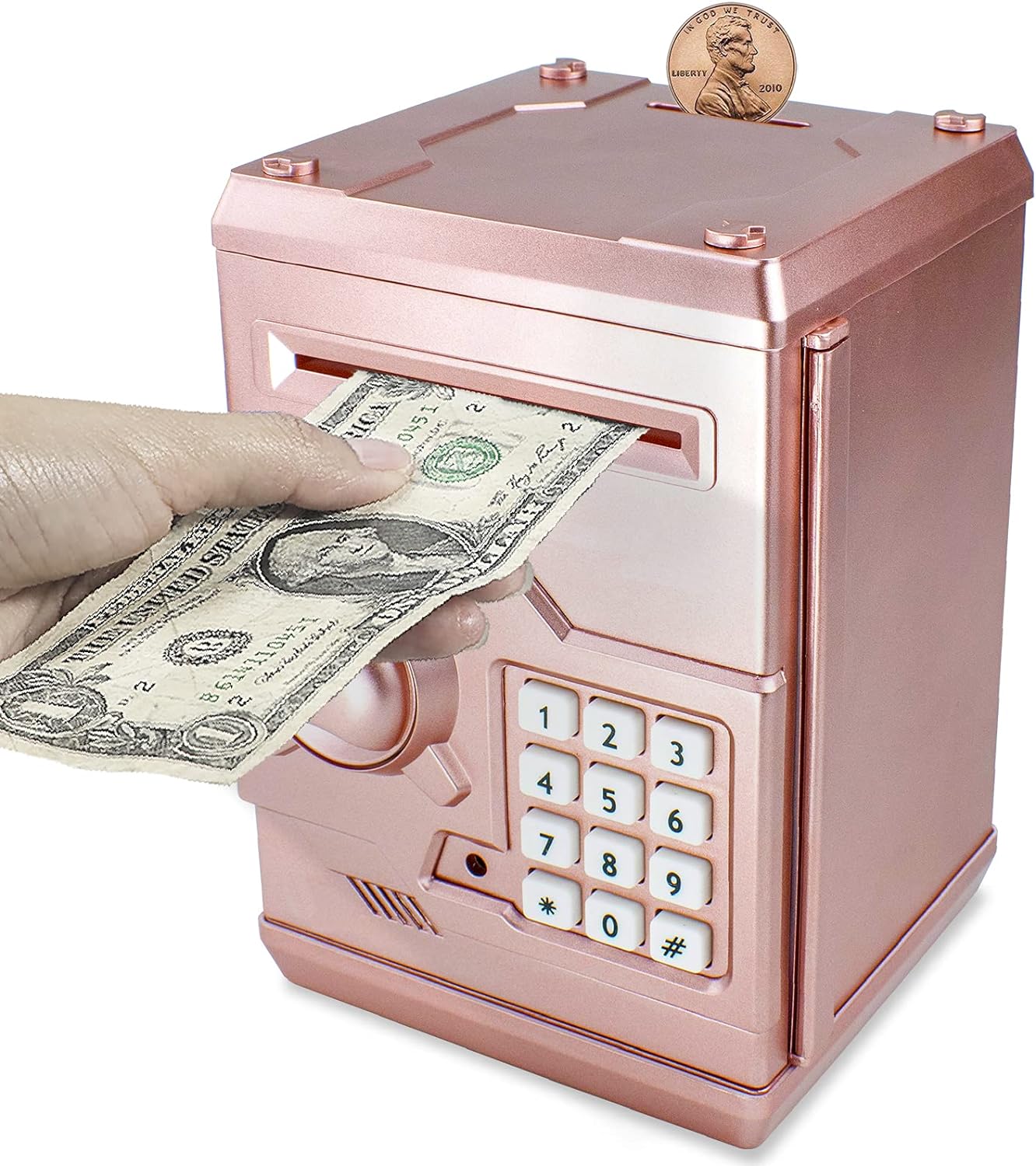 Amazon.com: Suliper Electronic Piggy Bank Code Lock for Kids Baby Toy ...