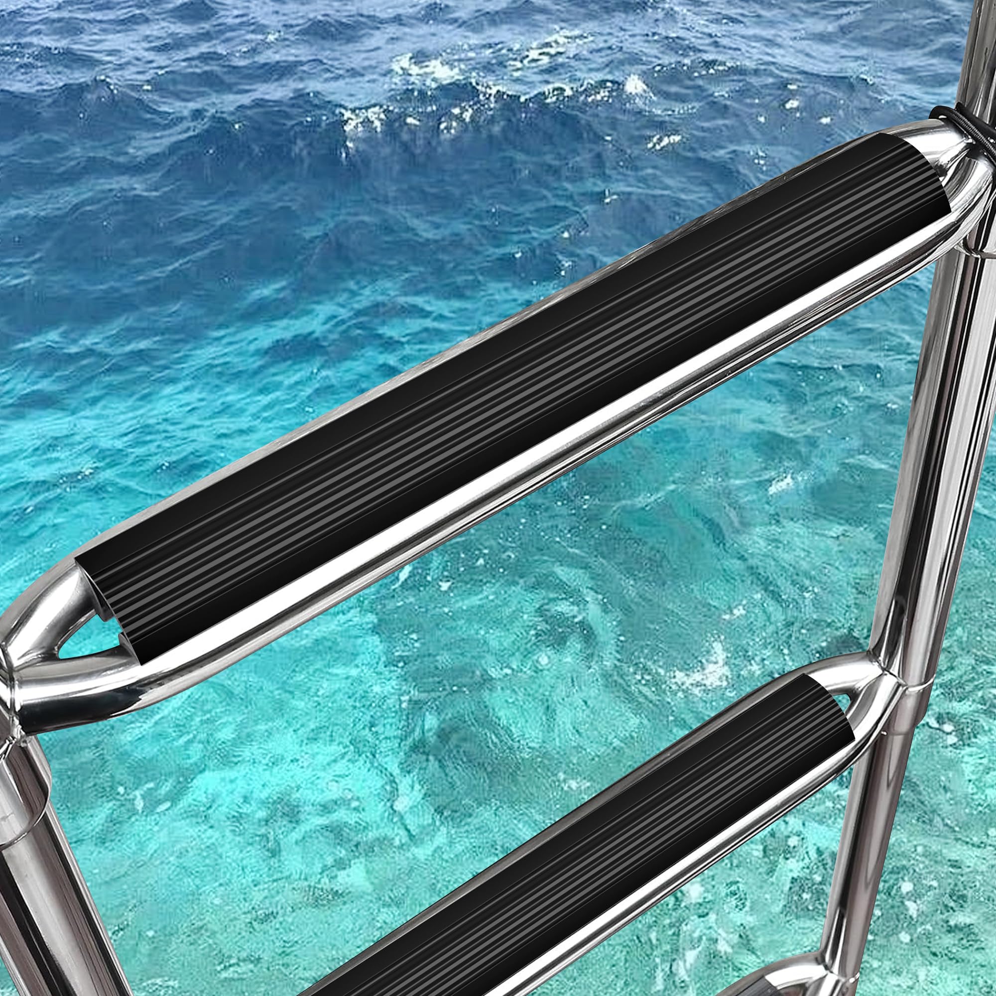 Snapklik.com : 10-3/8" Snap-in Boarding Ladder Tread-Non-Slip Boat ...
