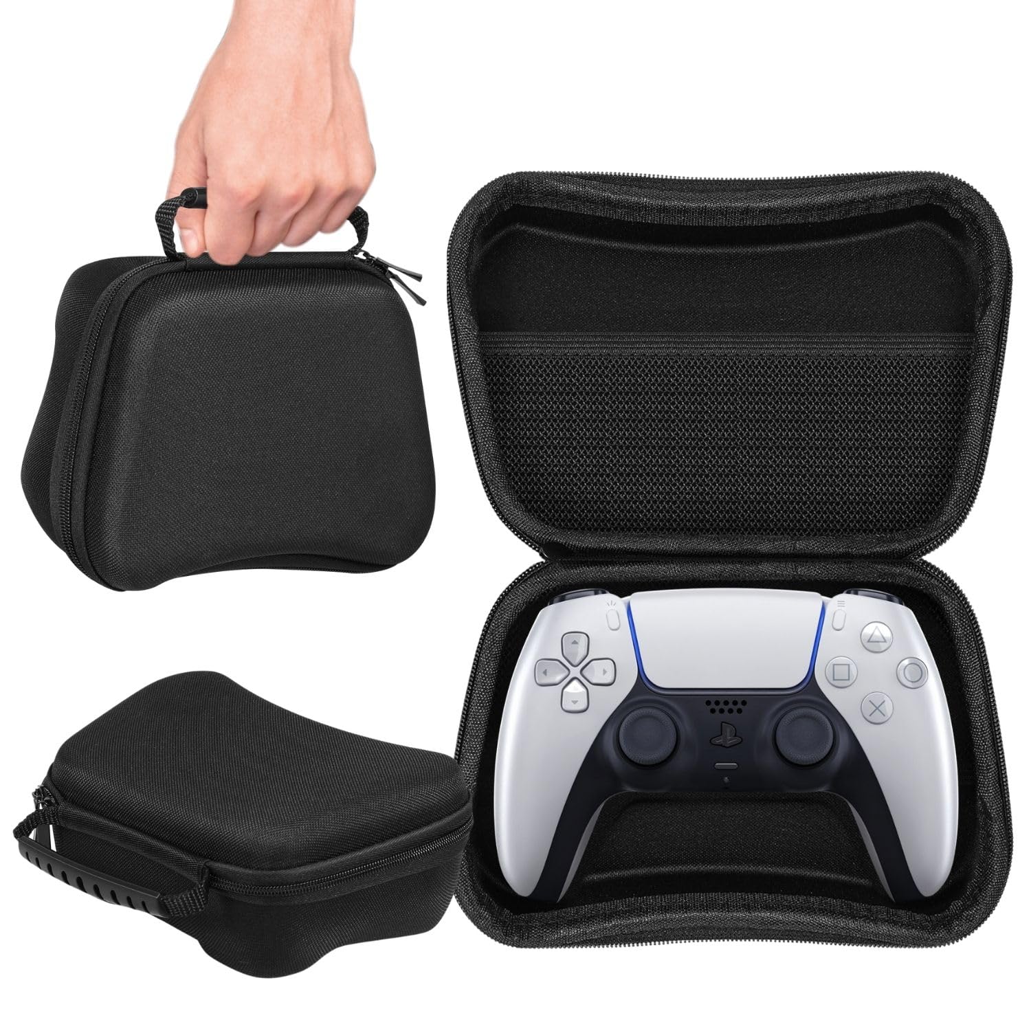 Amazon.com: TNP Carrying Travel Storage Case for PS5 Controller, PS4 ...
