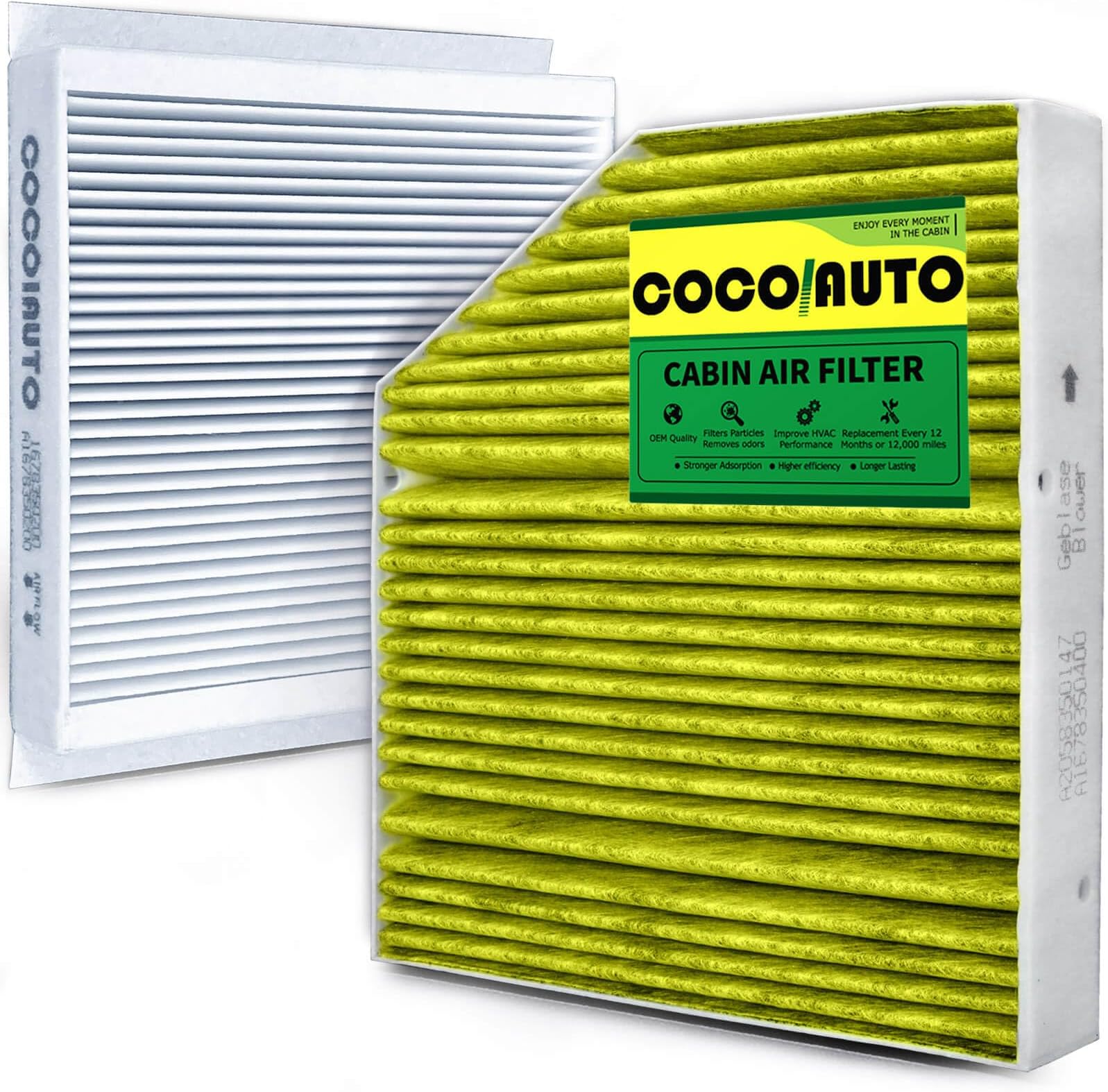 Amazon.com: COCOAUTO Cabin Air Filter Kit for 2020-2023 Mercedes-Benz ...