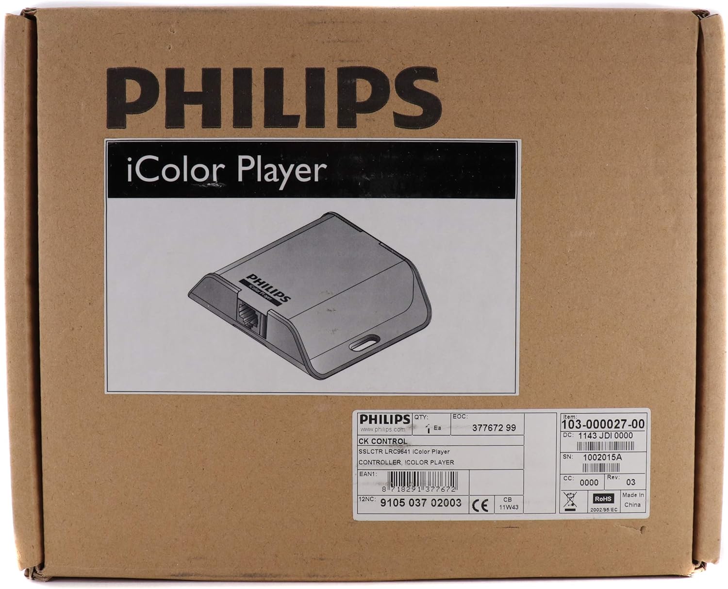 Buy Color Kinetics 103-000027-00 iColor Player DMX Controller Online at ...