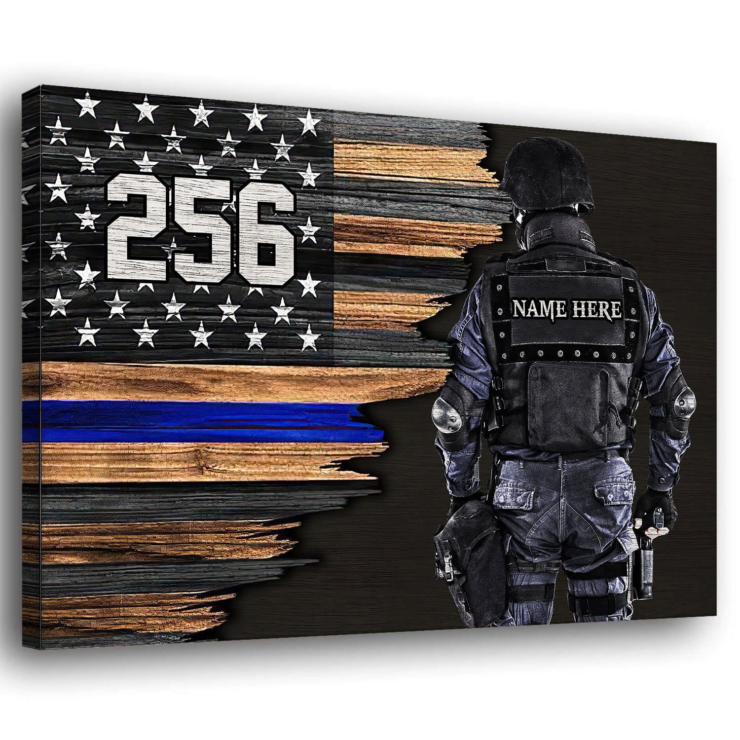 I Am The Police Police Officer Canvas A Thin Blue Line Thin Blue Line