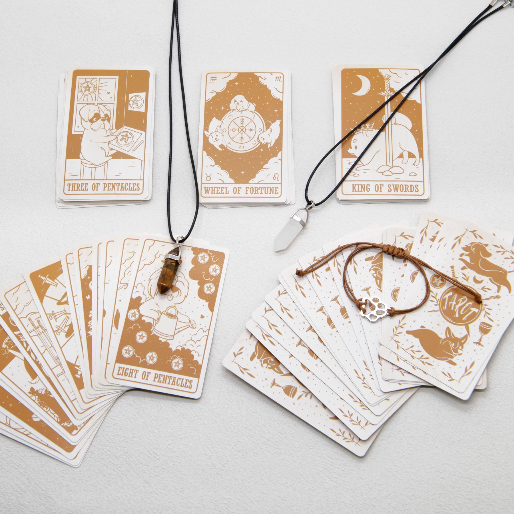 Snapklik.com : Dog Tarot Cards Puppy Themed Tarot Cards Deck Pocket ...