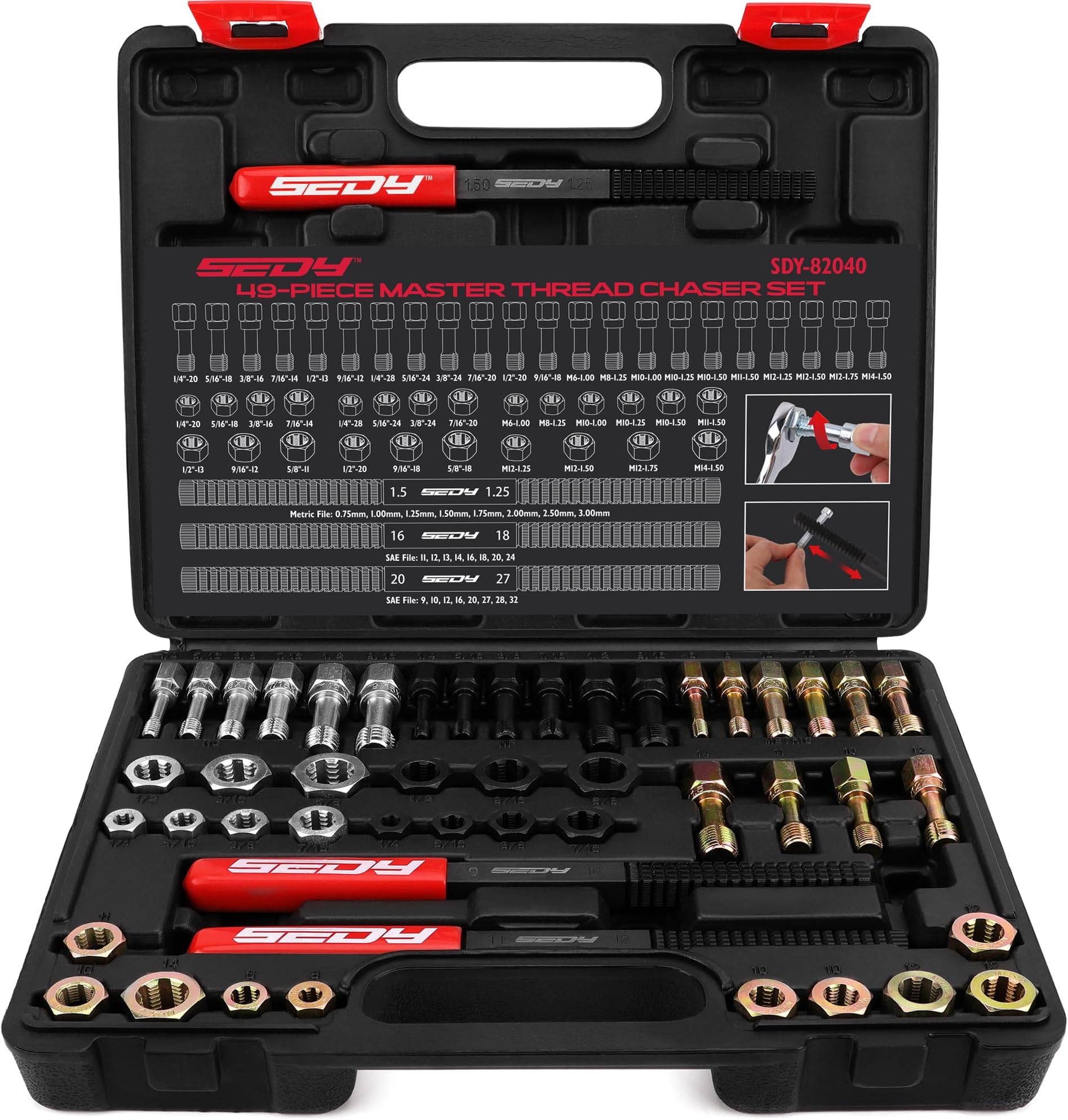 Amazon.com: WINTOOLS Wheel Stud Master Re-Threader Kit : Automotive