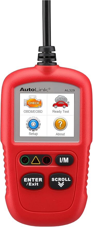 Amazon.com: Autel Autolink Al329(Upgraded AL319) Code Reader OBDII ...