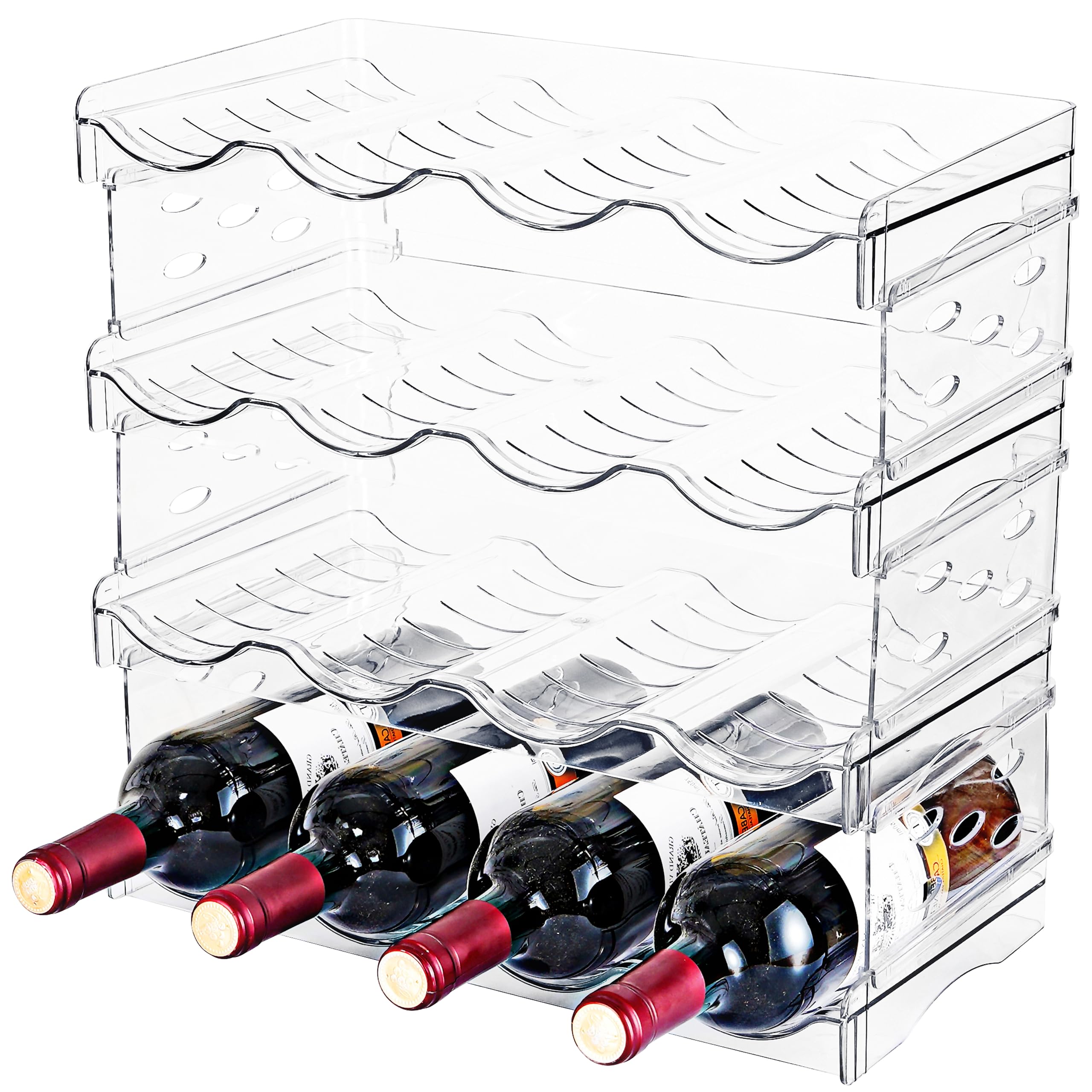 Amazon.com: Baosia Stackable Wine Rack,Wine Bottle Holder for Inside ...