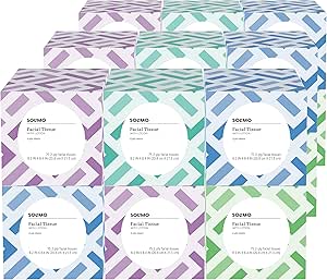 Amazon.com: Amazon Brand - Solimo 2-ply Facial Tissues with Lotion ...