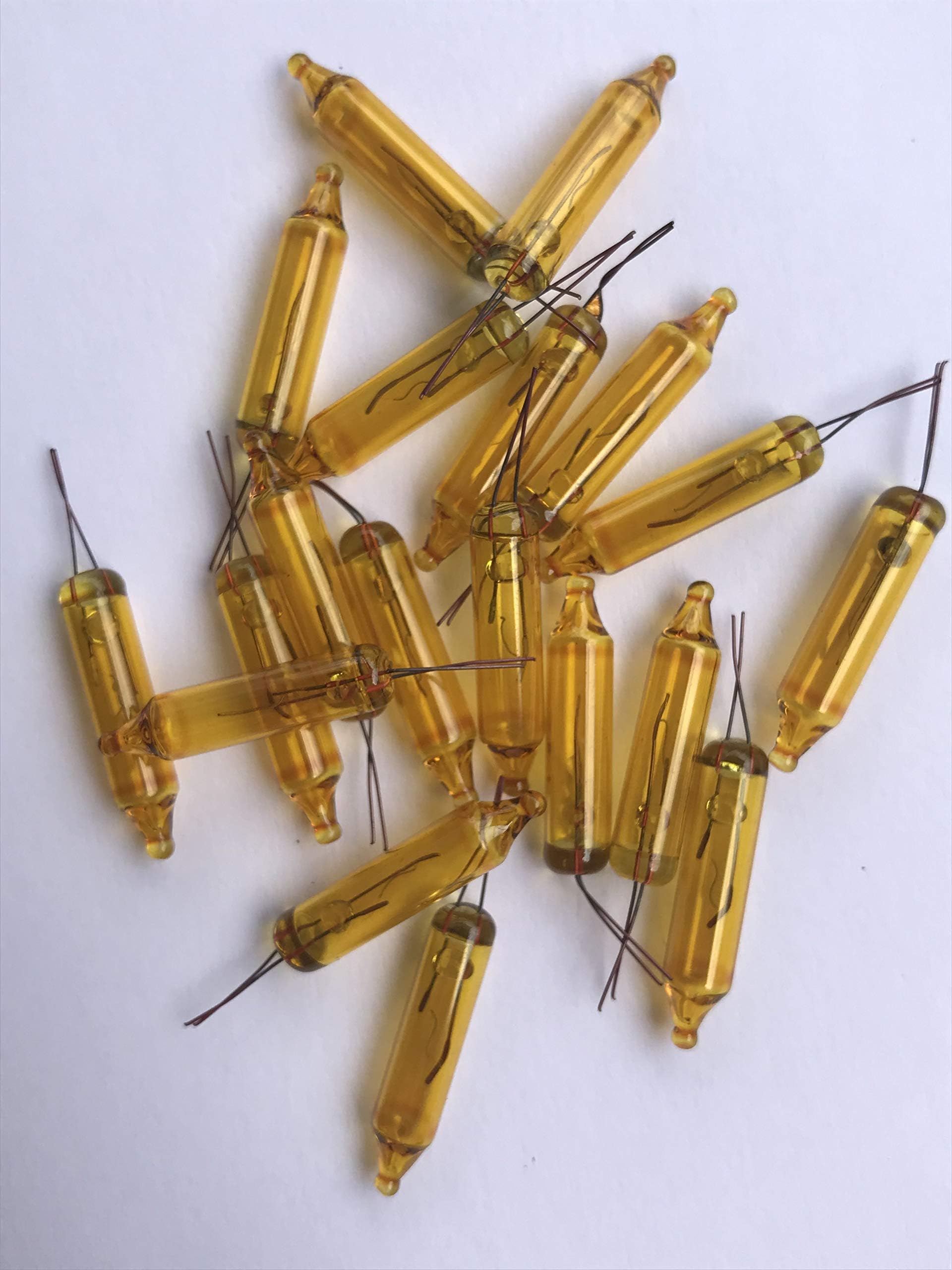 Prestige Glass Art 3.5 Volt Clear Replacement Christmas Mini Light ...