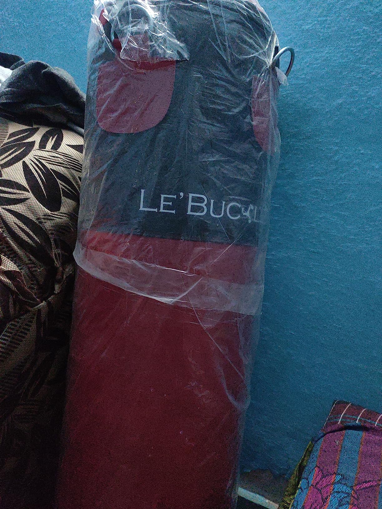 Buy Le Buckle Punching Bag PU Leather Filled 3 Feet Heavy Boxing Bag ...