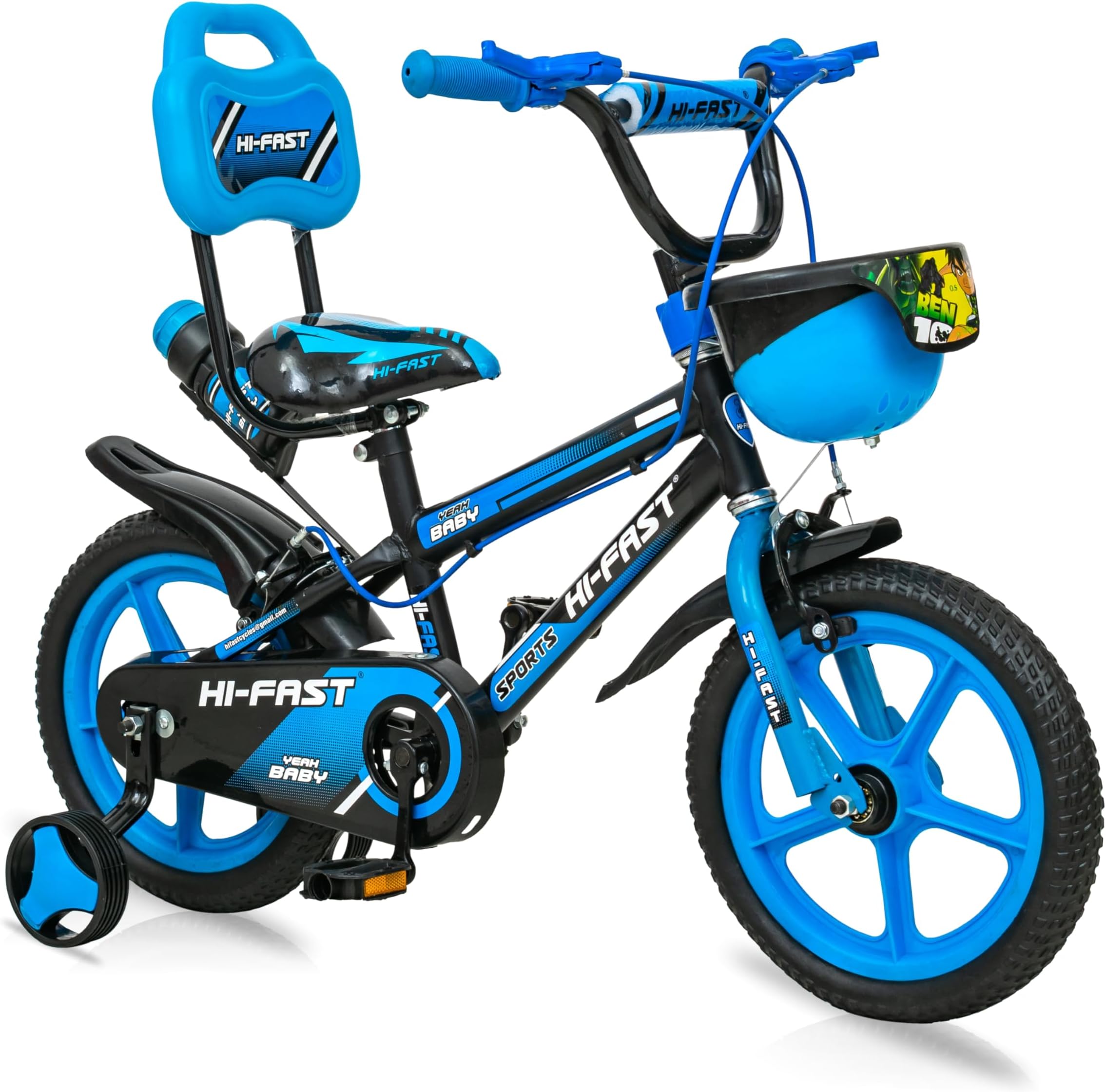 Buy HI-FAST 14 inch Sports Kids Cycle for Boys & Girls 2 to 5 Years ...