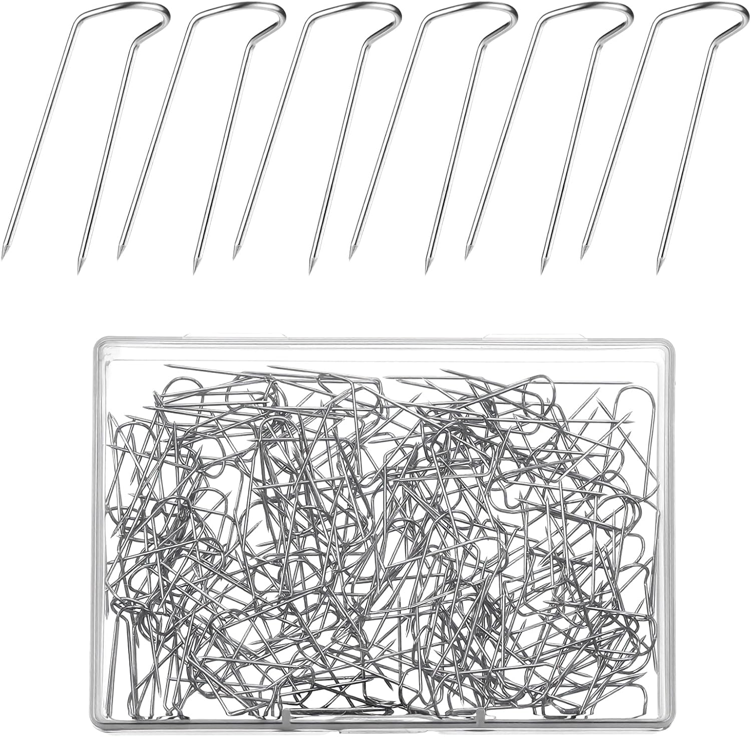 Amazon.com: cobee 200Pcs U Pins for Crafts, Pins Sewing, Fork Pin for ...