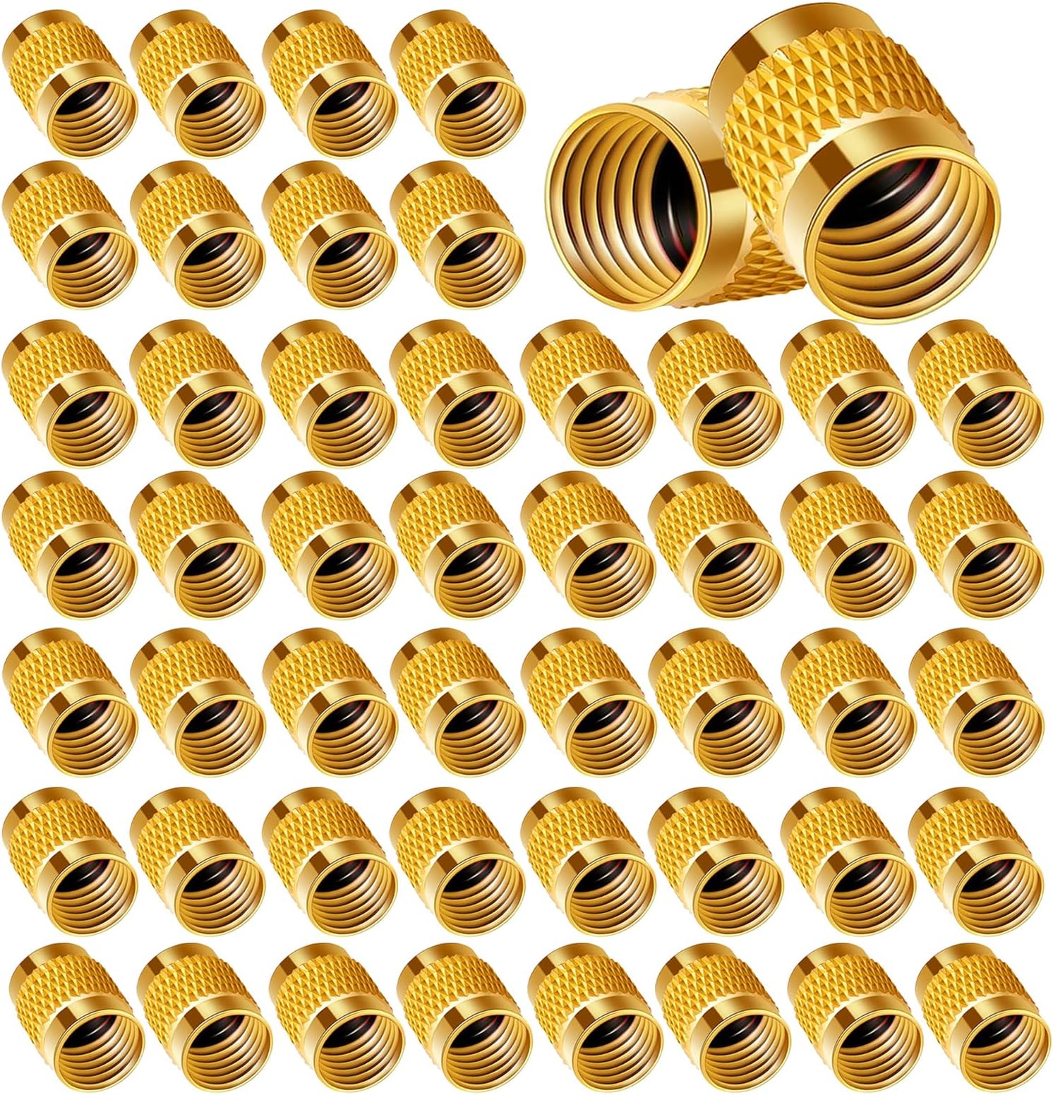 Amazon.com: CD2245 HVAC 1/4 Flare Cap, HVAC Valve Caps, Refrigeration ...