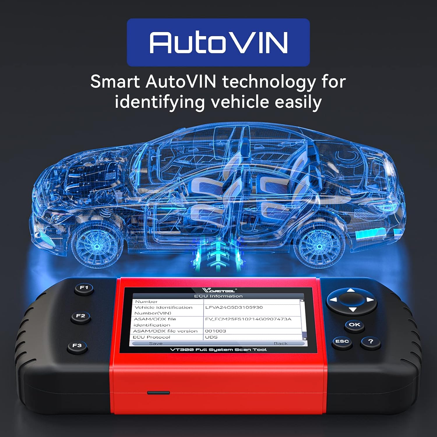 VDIAGTOOL VT300 OBD2 Scanner Diagnostic Tool User Manual