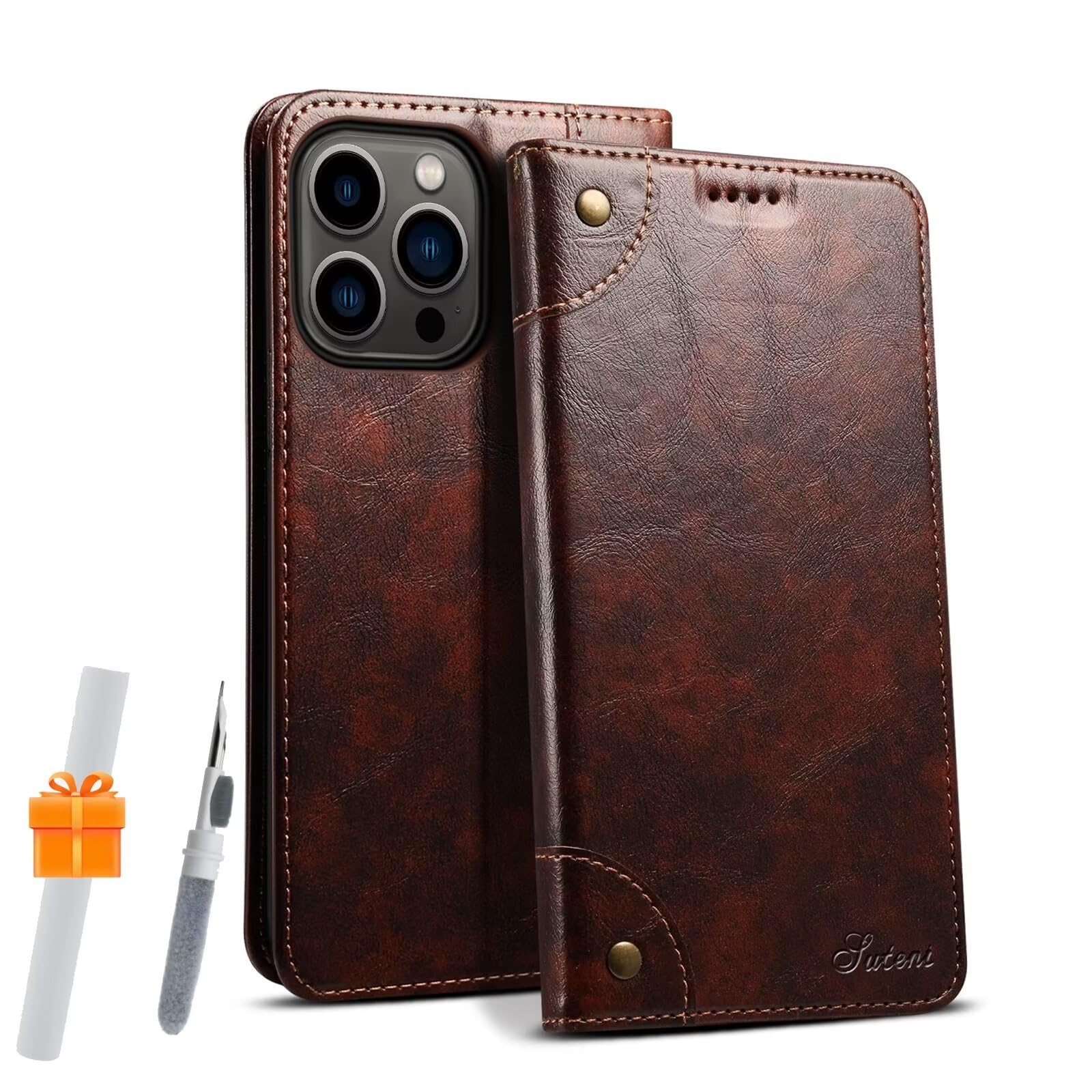 Amazon.co.jp: LIAKI iPhone XSMax ケース 手帳型 本革 レザー iPhone 財布型 カード収納 手帳 カバー ...