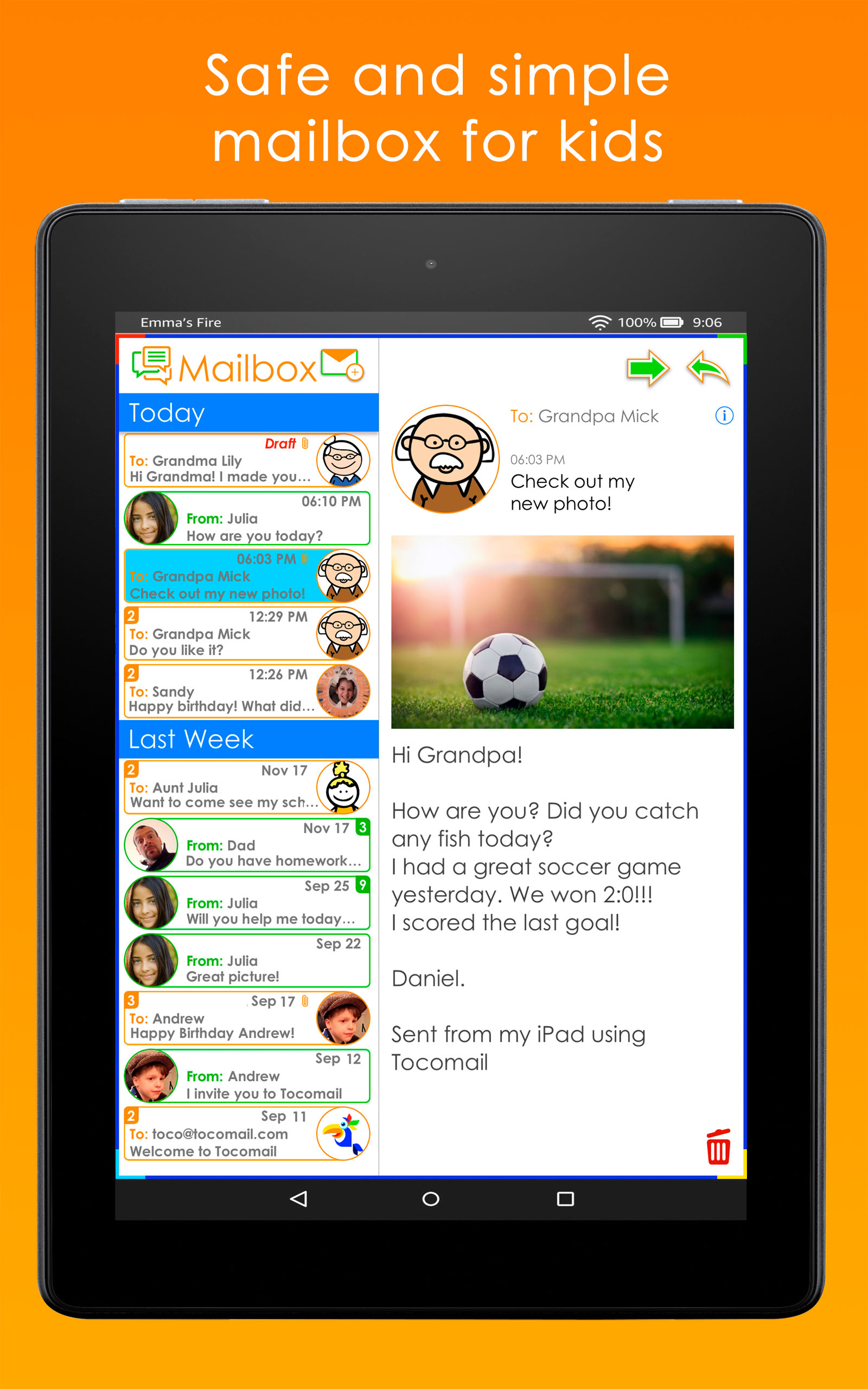 Tocomail - Safe Email for Kids - App on Amazon Appstore