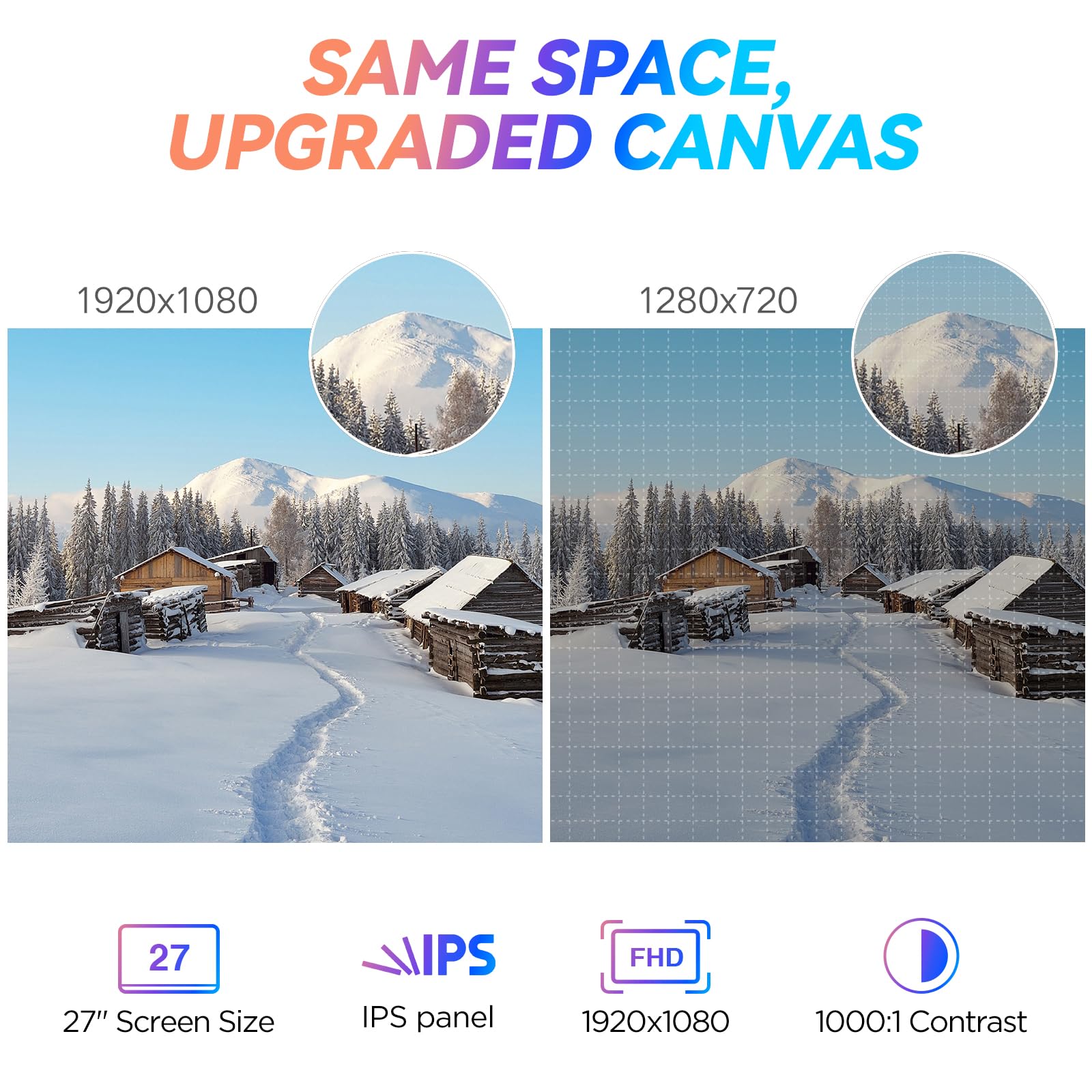 Snapklik.com : KOORUI 27 Inch Thin Full HD(1080p) 75Hz IPS PC Monitor